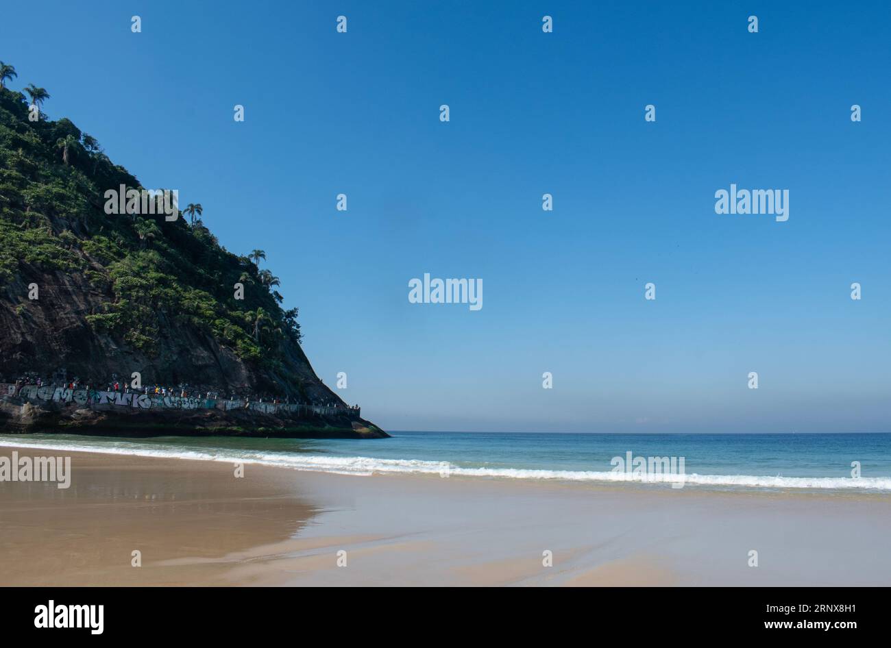 Rio de Janeiro, Brazil: Pedra do Leme (Leme Rock), a rocky hill full of ...