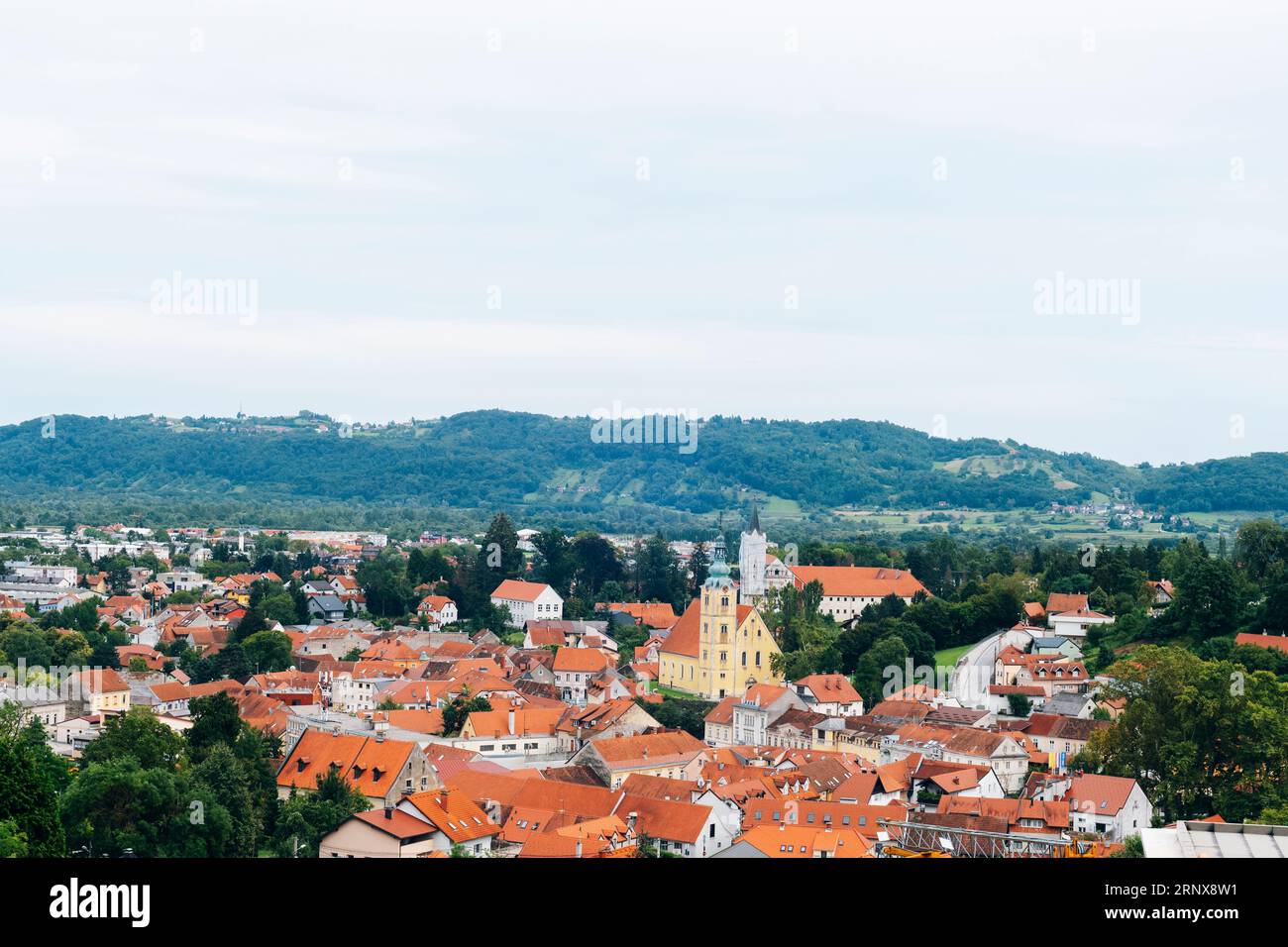 Aerial view of the town of Samobor, Croatia Stock Photo - Alamy