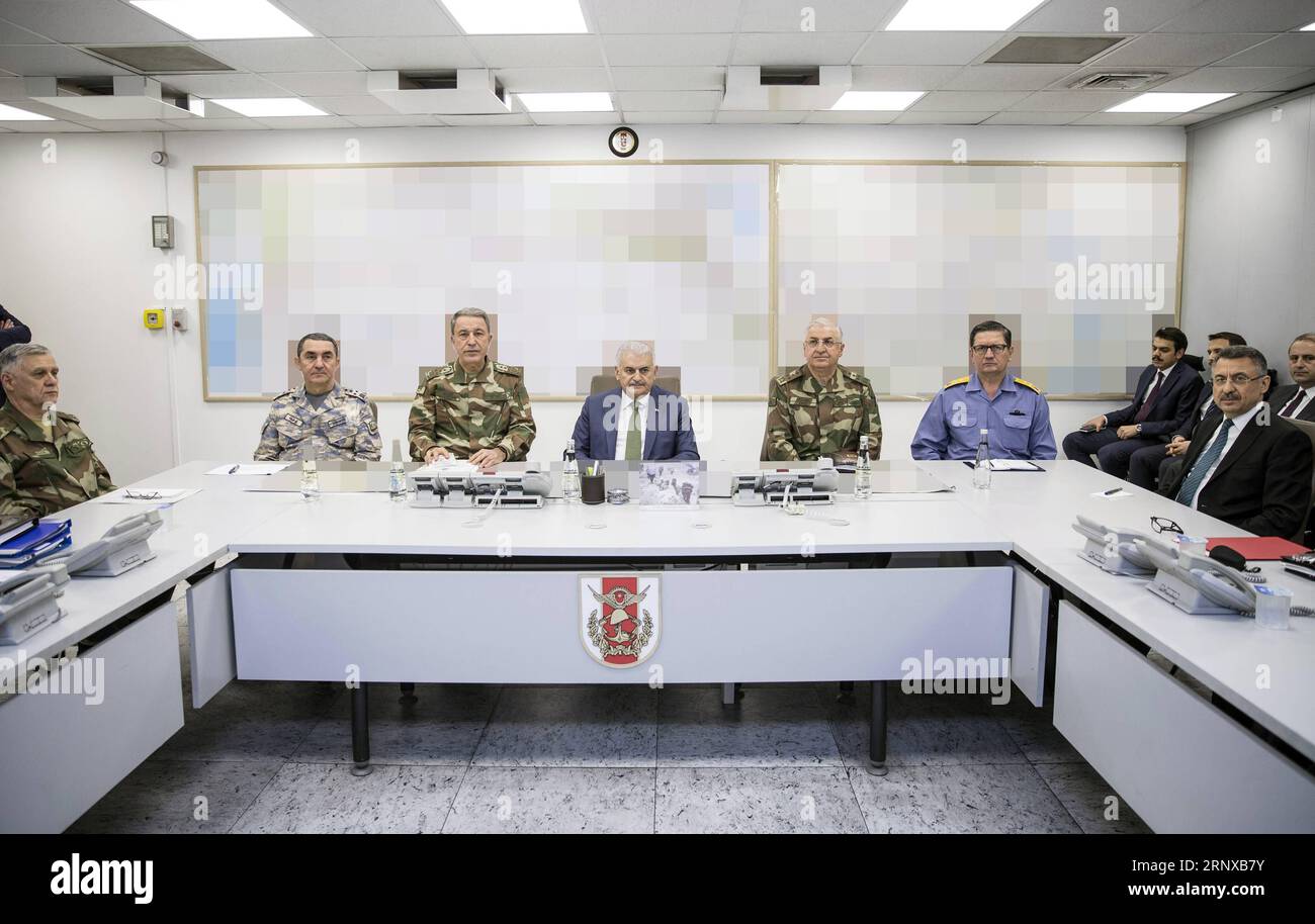 (180120) -- ANKARA, Jan. 20, 2018 -- Turkish Prime Minister Binali ...