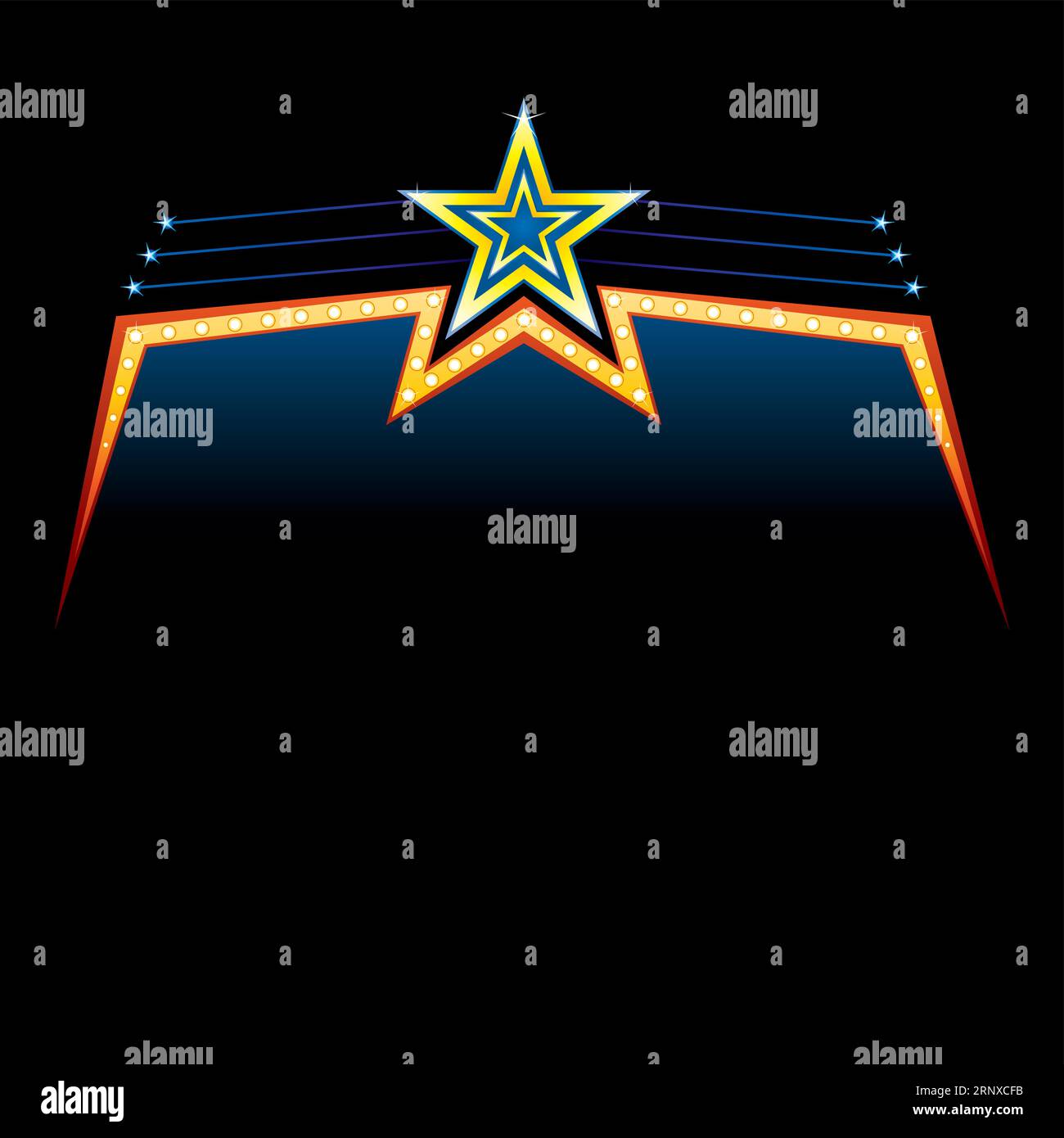 Star screen Stock Vector Images - Alamy