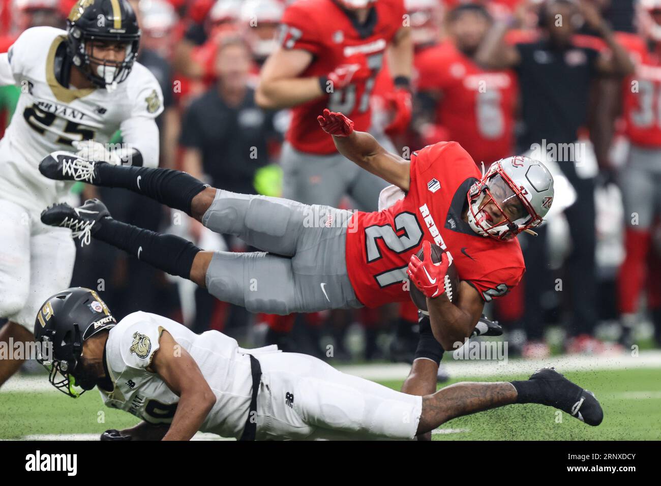 Las Vegas, NV, USA. 02nd Sep, 2023. UNLV Rebels wide receiver Jacob De ...