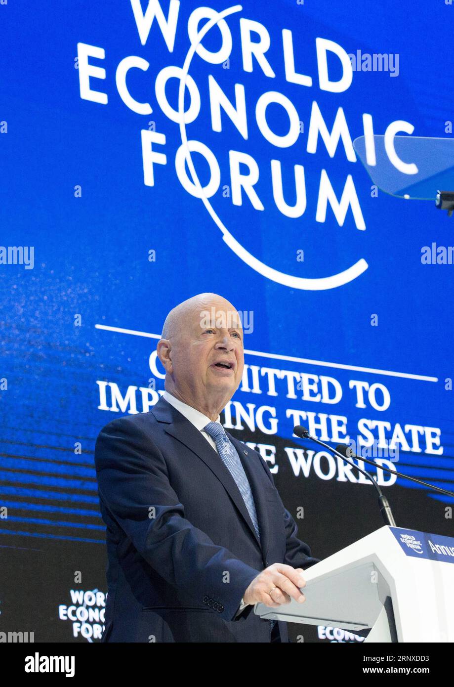 (180123) -- DAVOS, Jan. 23, 2018 --Klaus Schwab, founder and chief ...