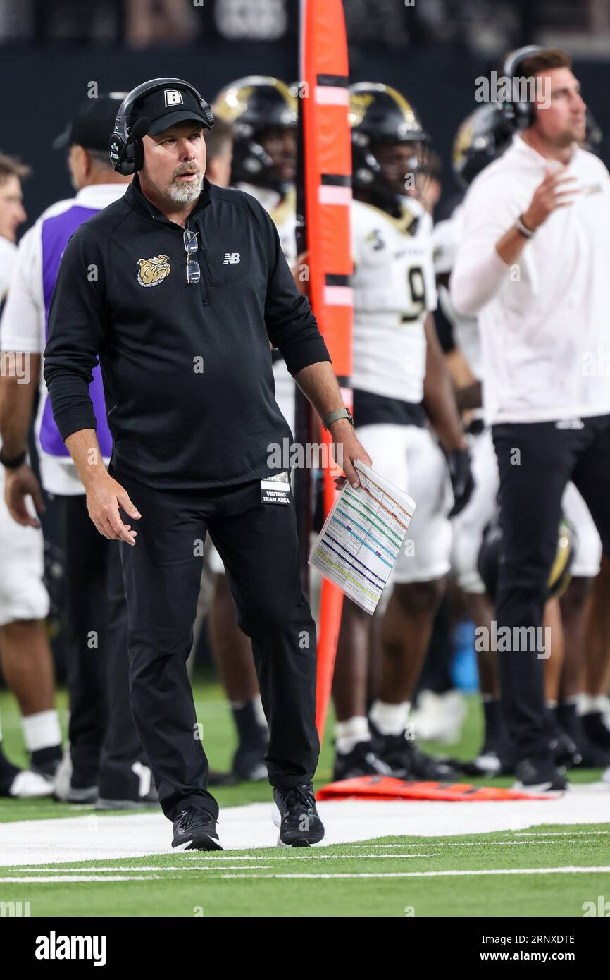 Las Vegas, NV, USA. 02nd Sep, 2023. Bryant University Bulldogs head ...