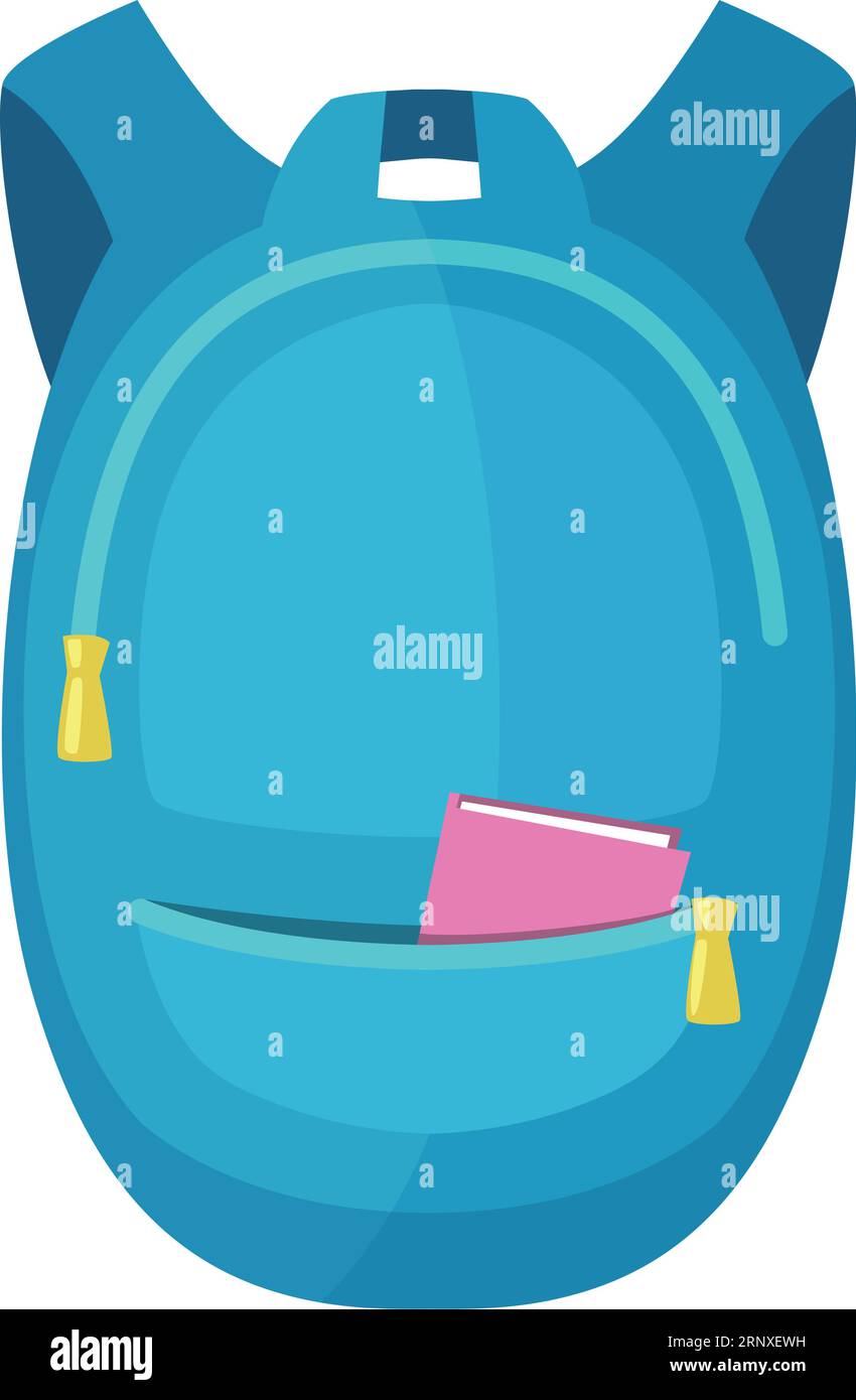 Open Backpack Cartoon