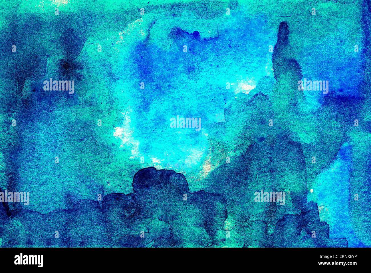 Blue marble watercolor background Stock Photo - Alamy