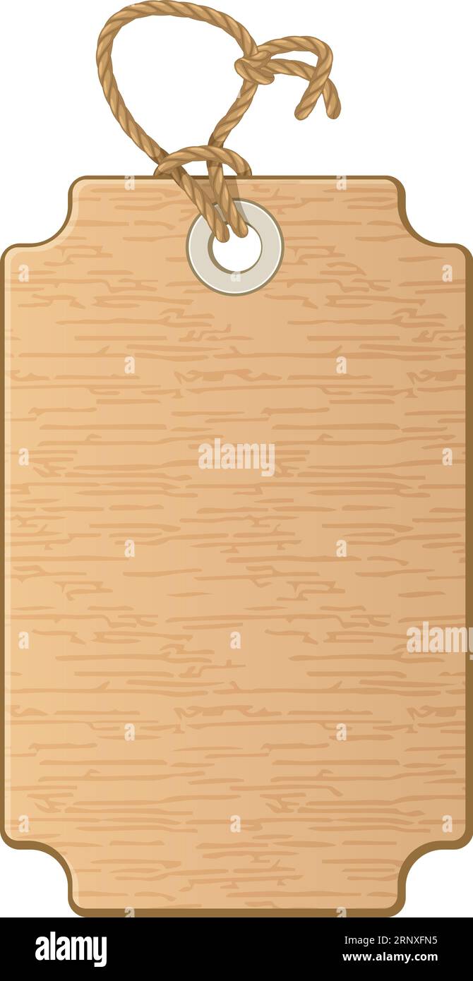 Swing tag string Stock Vector Images - Alamy