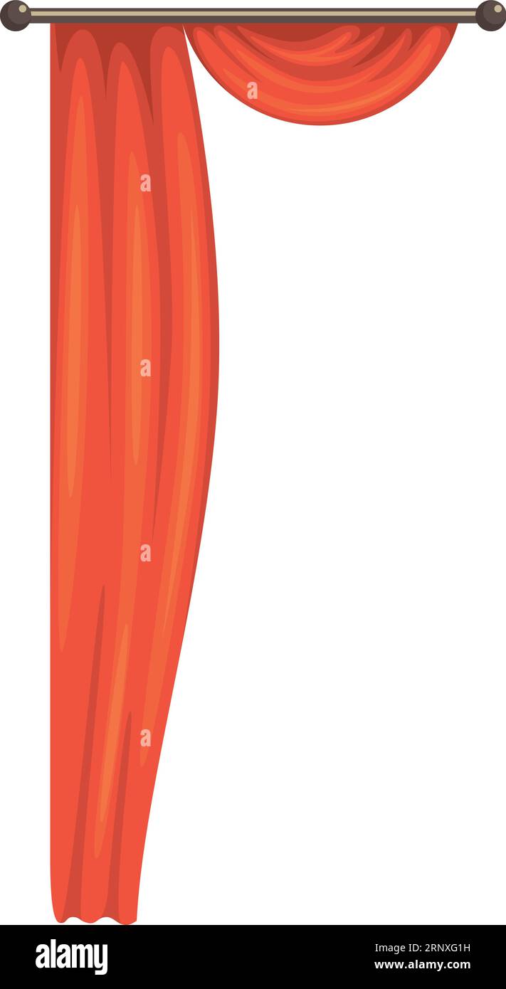 Vector red silk drape Cut Out Stock Images & Pictures - Alamy