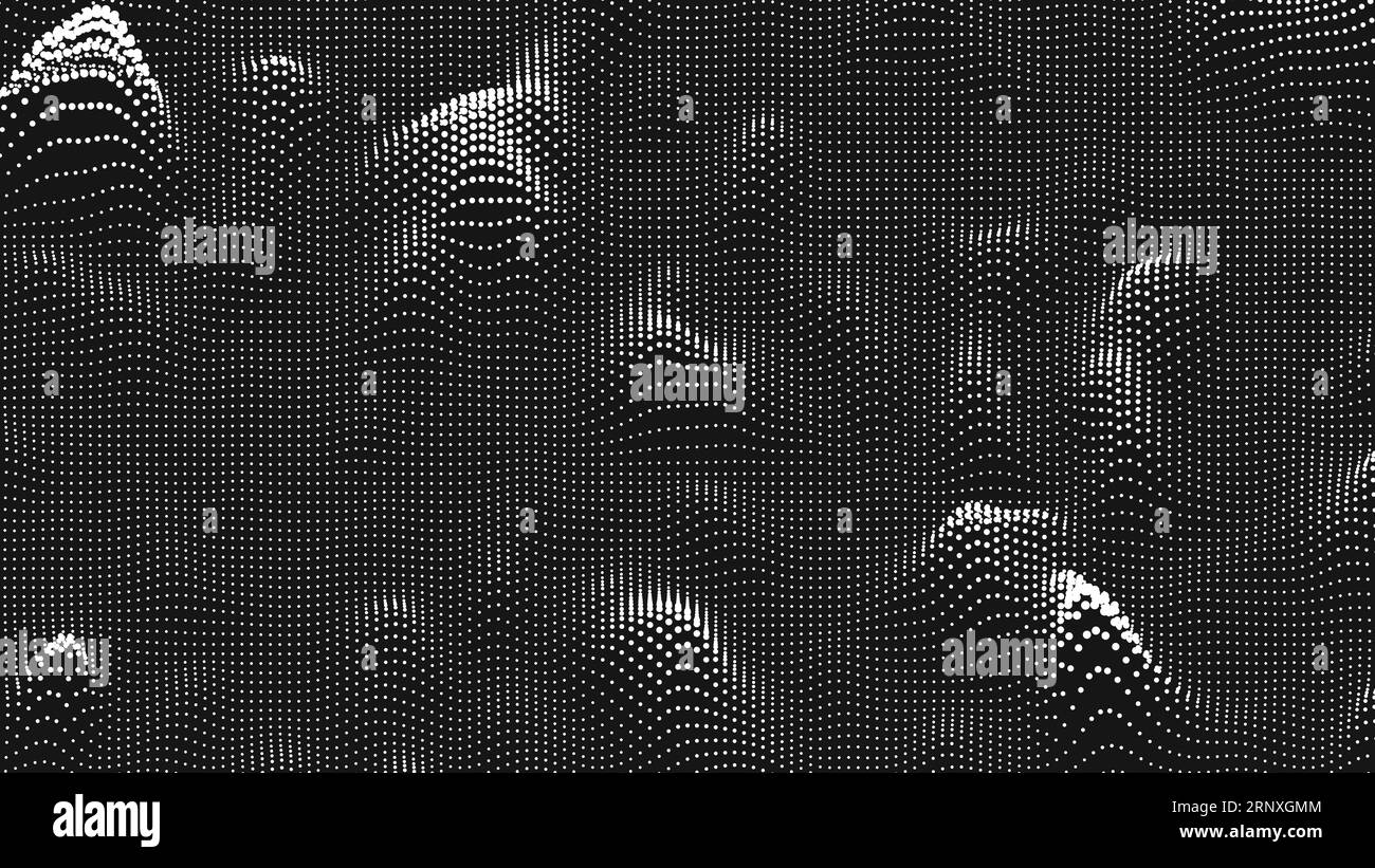 Point wave bump texture. Abstract dot background. Technological ...
