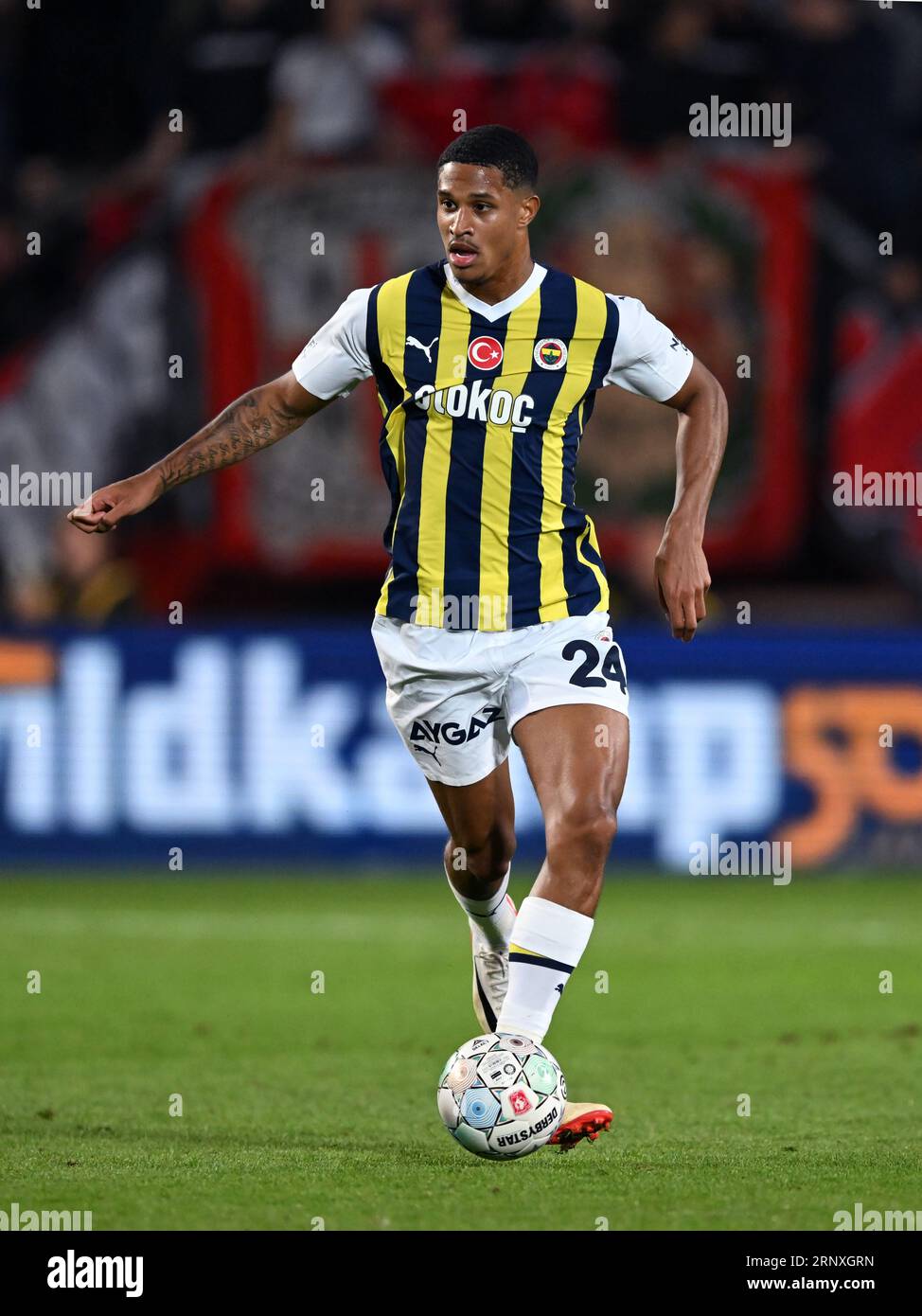 ENSCHEDE - Jayden Oosterwolde of Fenerbahce SK during the UEFA ...