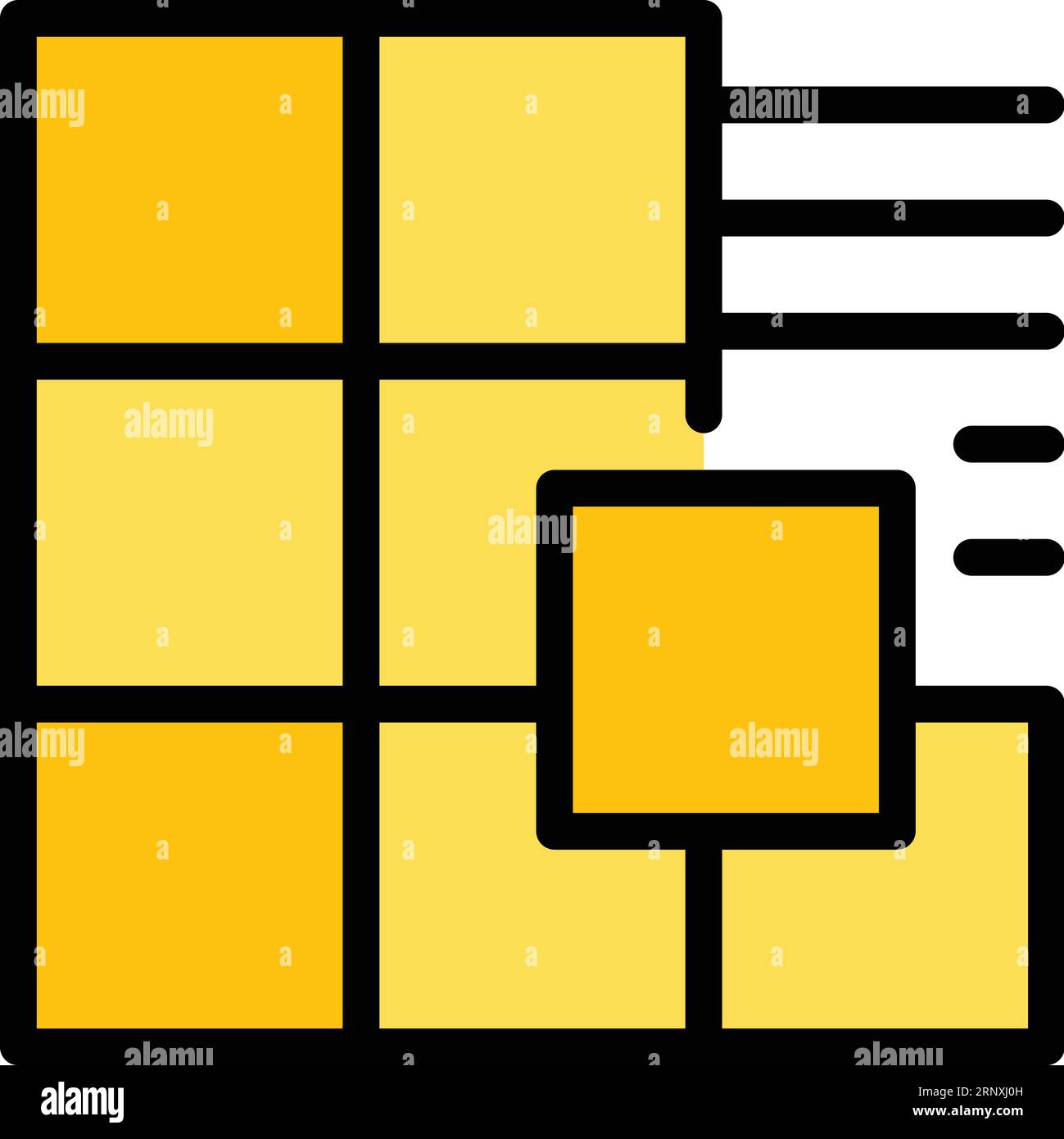 Bathroom tile icon outline vector. Floor installation. Wood home color ...