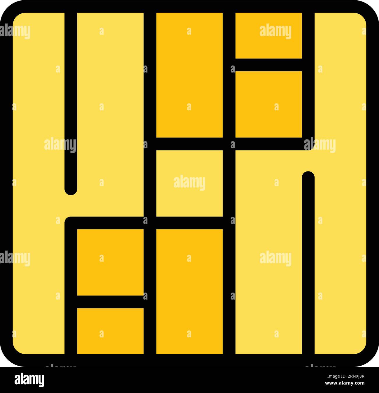 Wood tile icon outline vector. Surface element. House material color ...