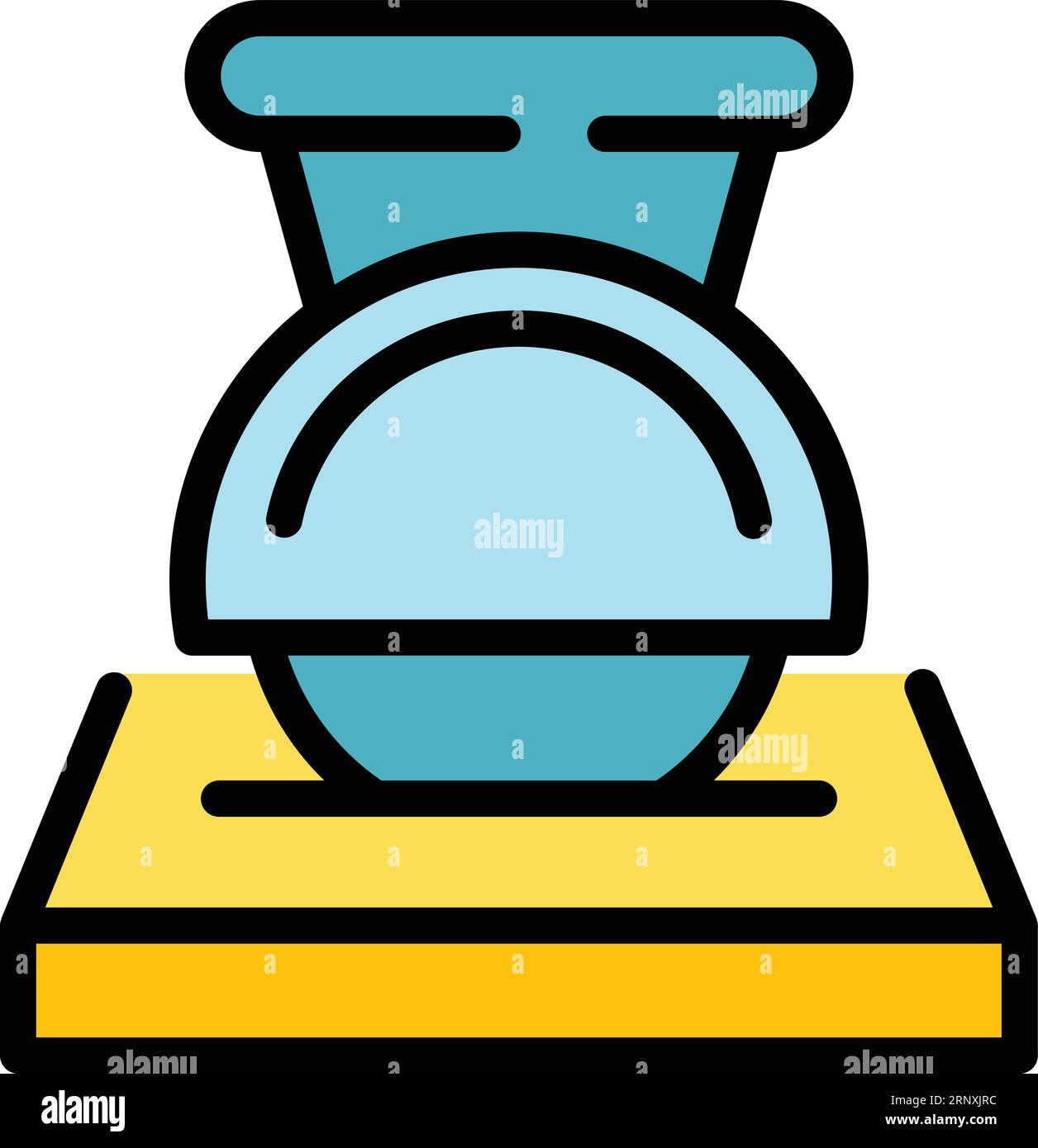 Tile cutter icon outline vector. Stone design. Ceramic house color flat ...