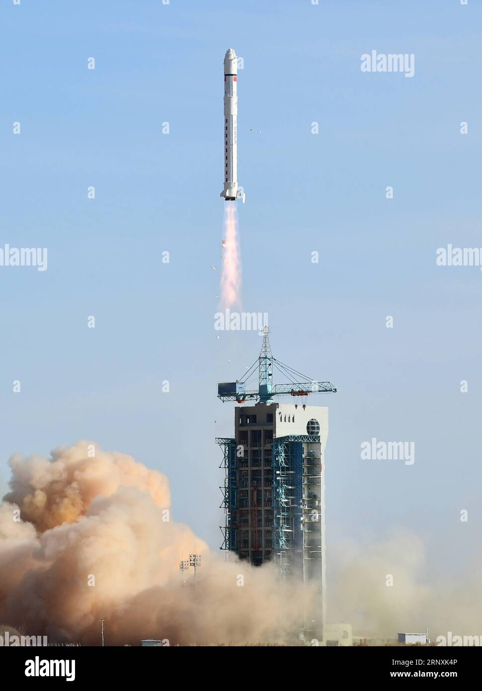 (180202) -- JIUQUAN, Feb. 2, 2018 -- China launches its first seismo ...