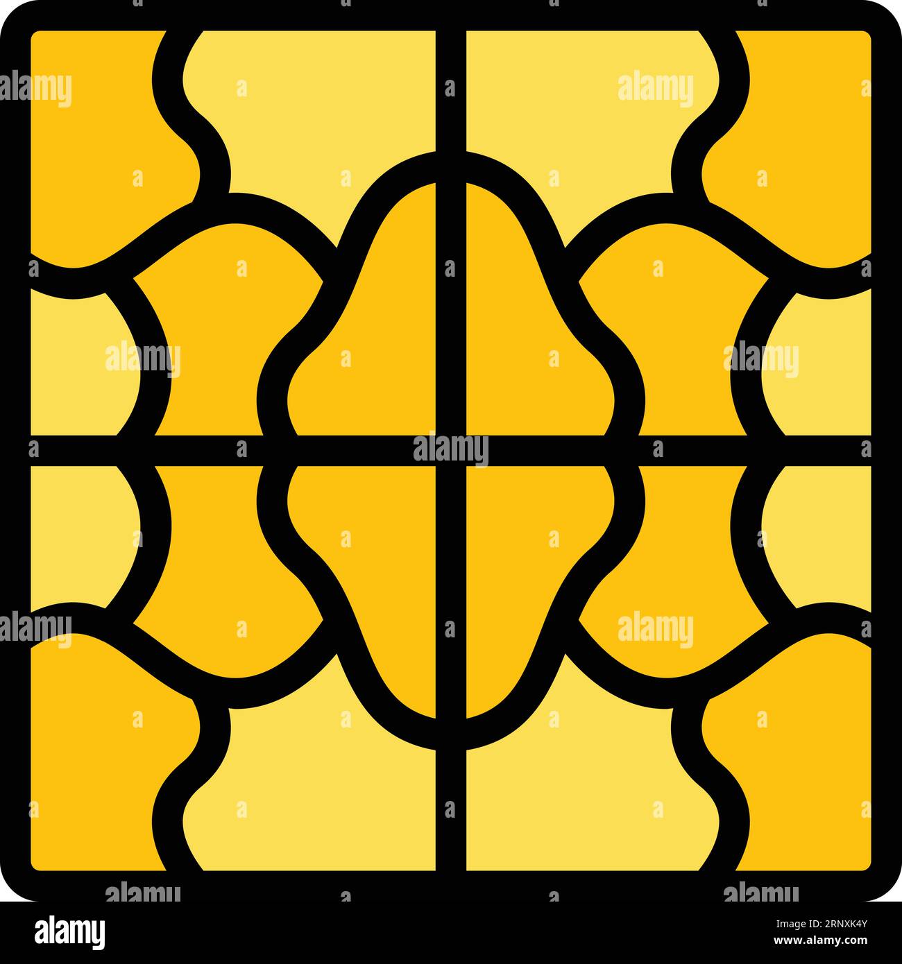 Garden Tile Icon Outline Vector Floor Installation Home Material