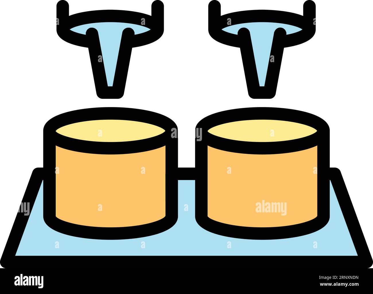 Candle make icon outline vector. Workshop making. Decorate basement ...