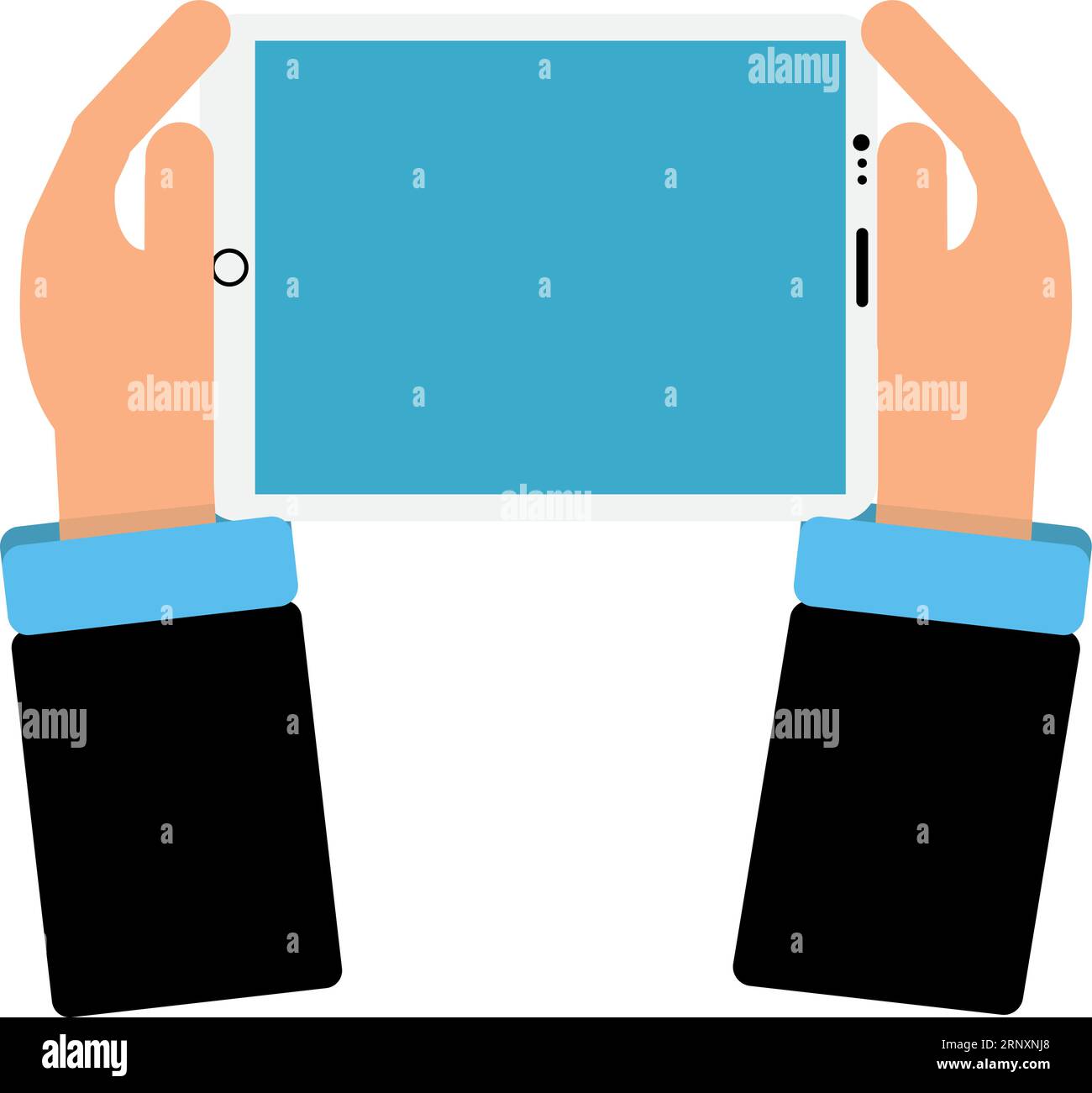 Mobile screen touch hand fingers Stock Vector Images - Alamy