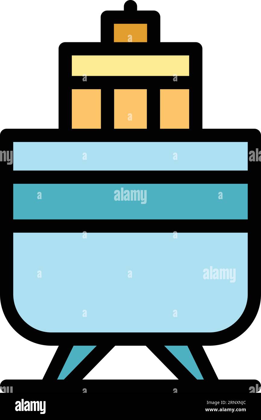 Class candle icon outline vector. Workshop making. Chemical box color ...