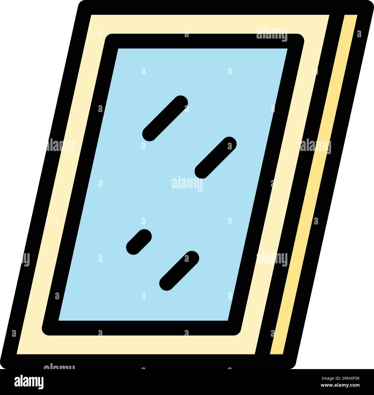Window work icon outline vector. Renovation repair. Home worker color ...