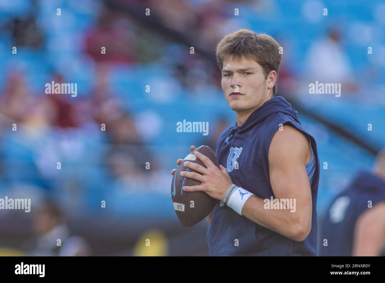 Charlotte, NC, USA. 2nd Sep, 2023. North Carolina Tar Heels quarterback ...