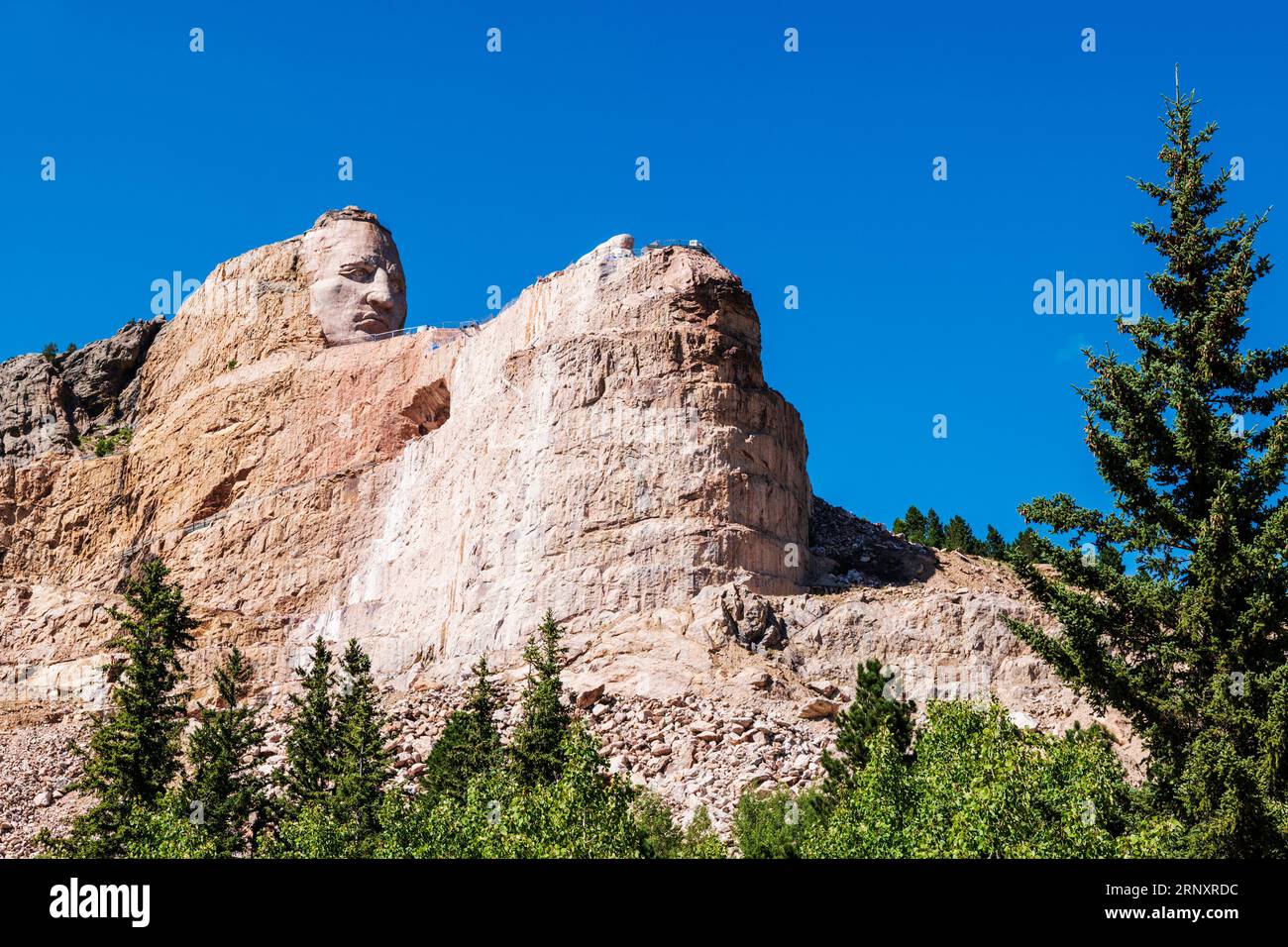 Crazy Horse Memorial; Custer City; South Dakota; USA Stock Photo - Alamy