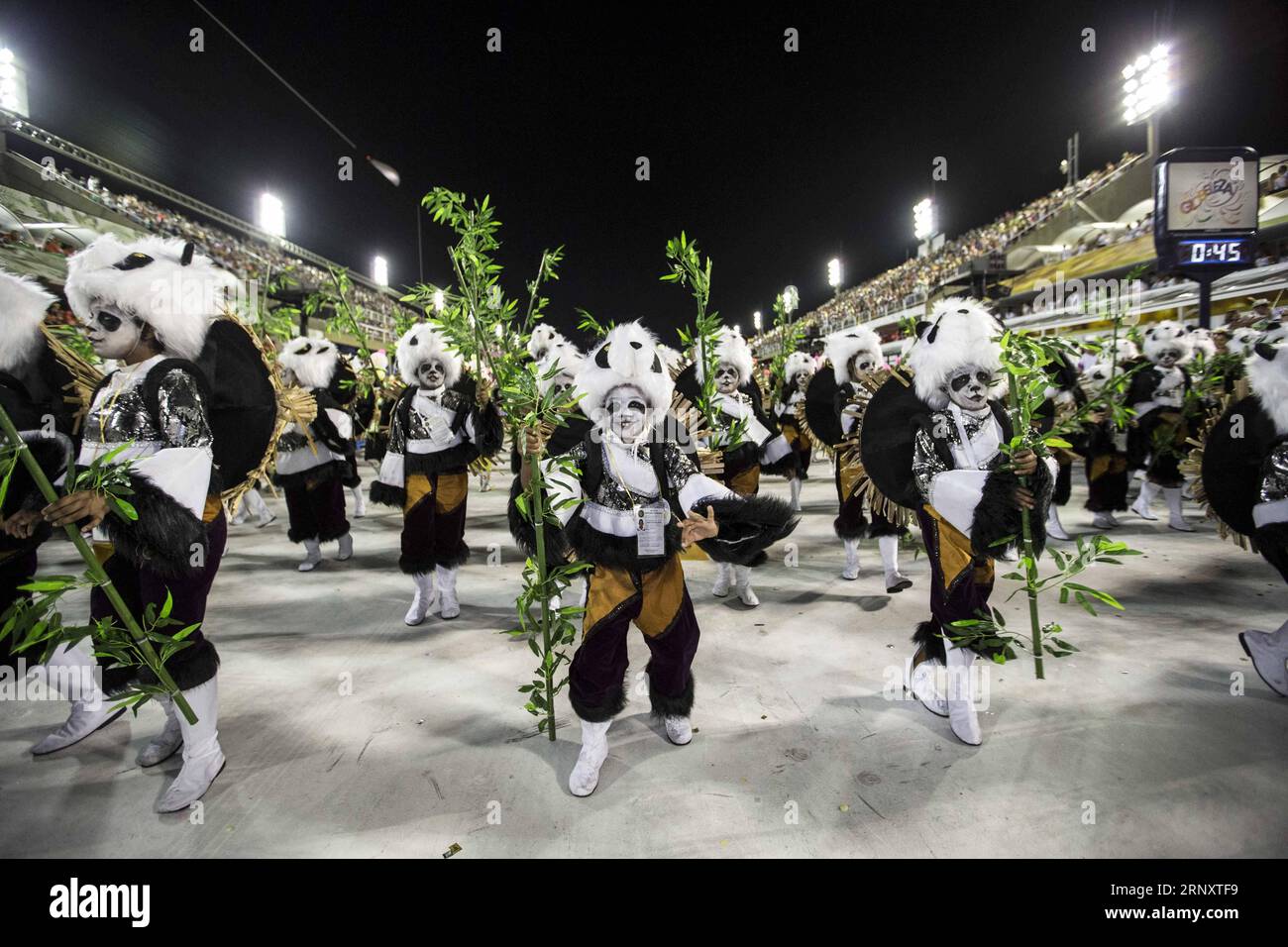 (180212) -- RIO DE JANEIRO, Feb. 12, 2018 -- Revelers from Imperio ...