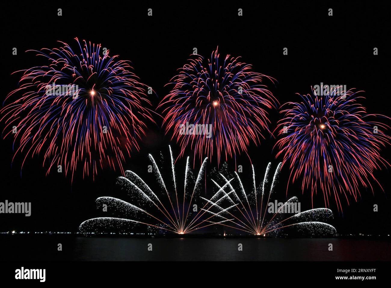 City pyromusical hi-res stock photography and images - Alamy