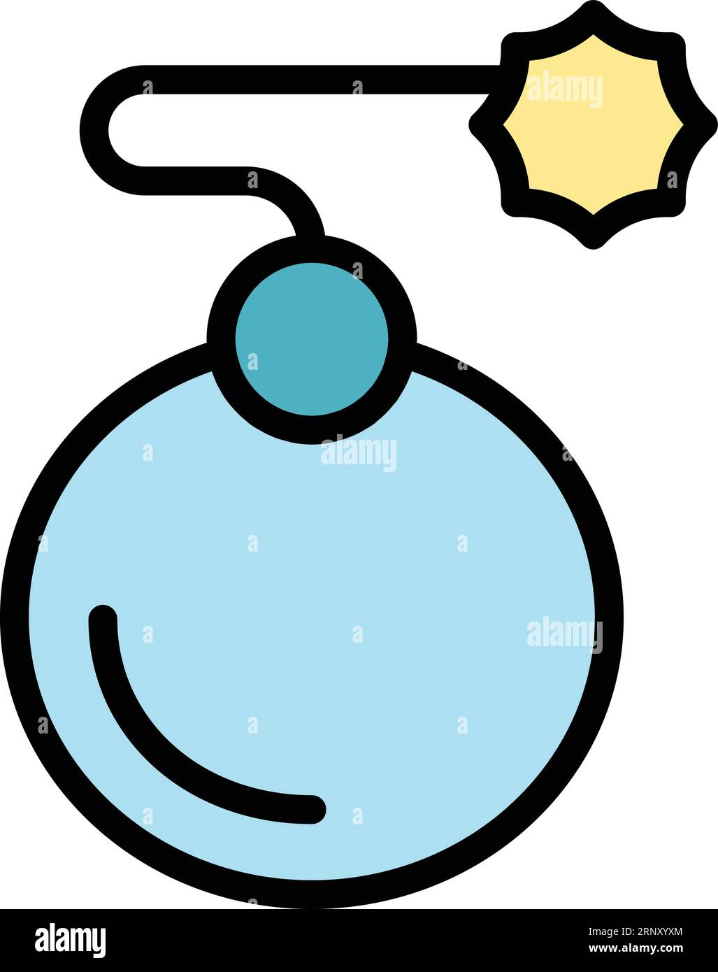 Mine bomb icon outline vector. Gold cart. Miner gem color flat Stock ...