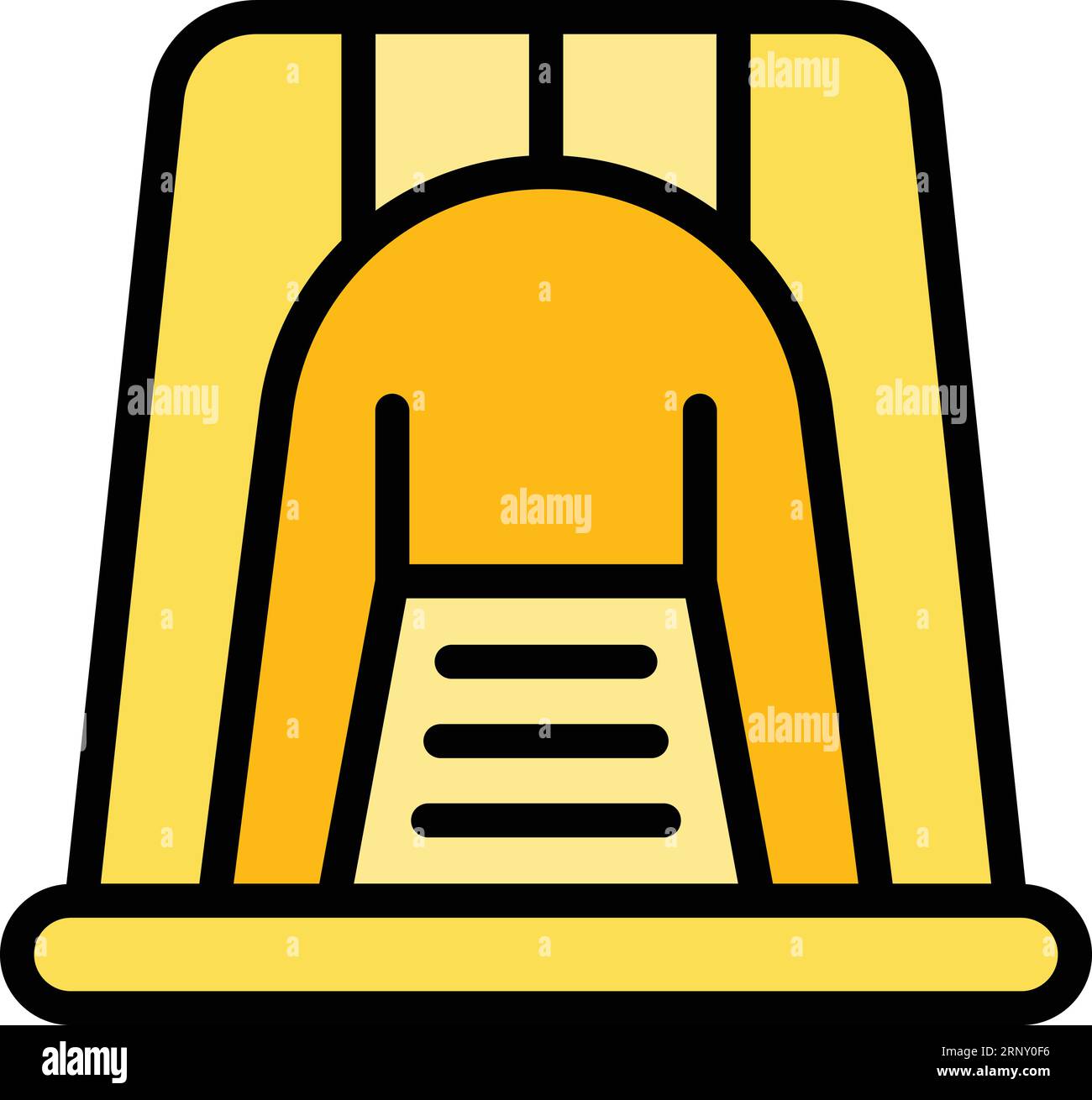 Diamond gem icon outline vector. Gold miner. Coal stone color flat ...