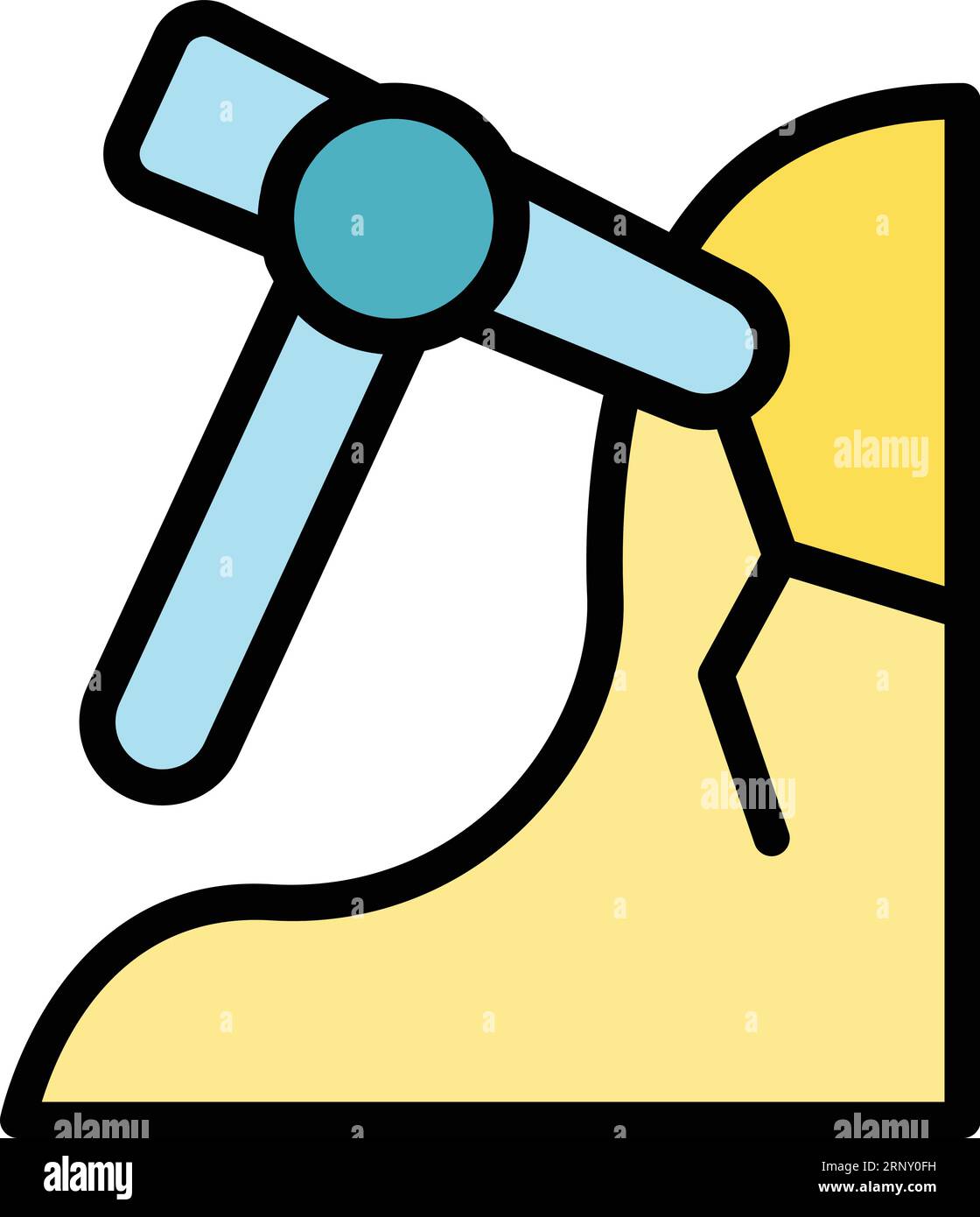 Pickaxe tunnel Cut Out Stock Images & Pictures - Alamy