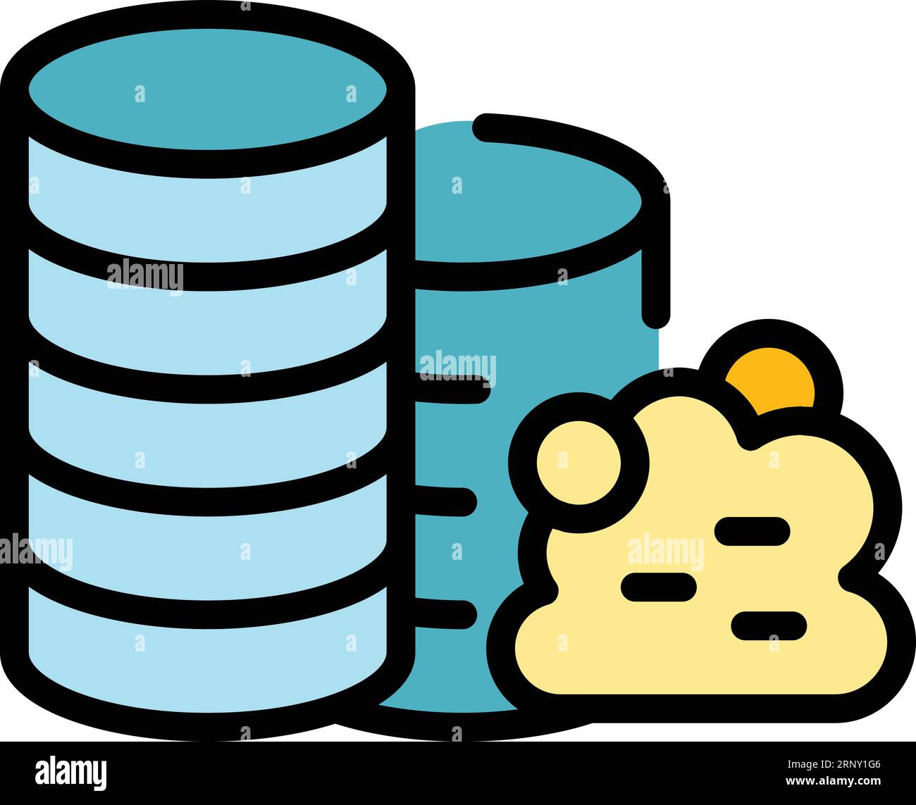 Gold icon outline vector. Mine golden. Cart miner color flat Stock ...