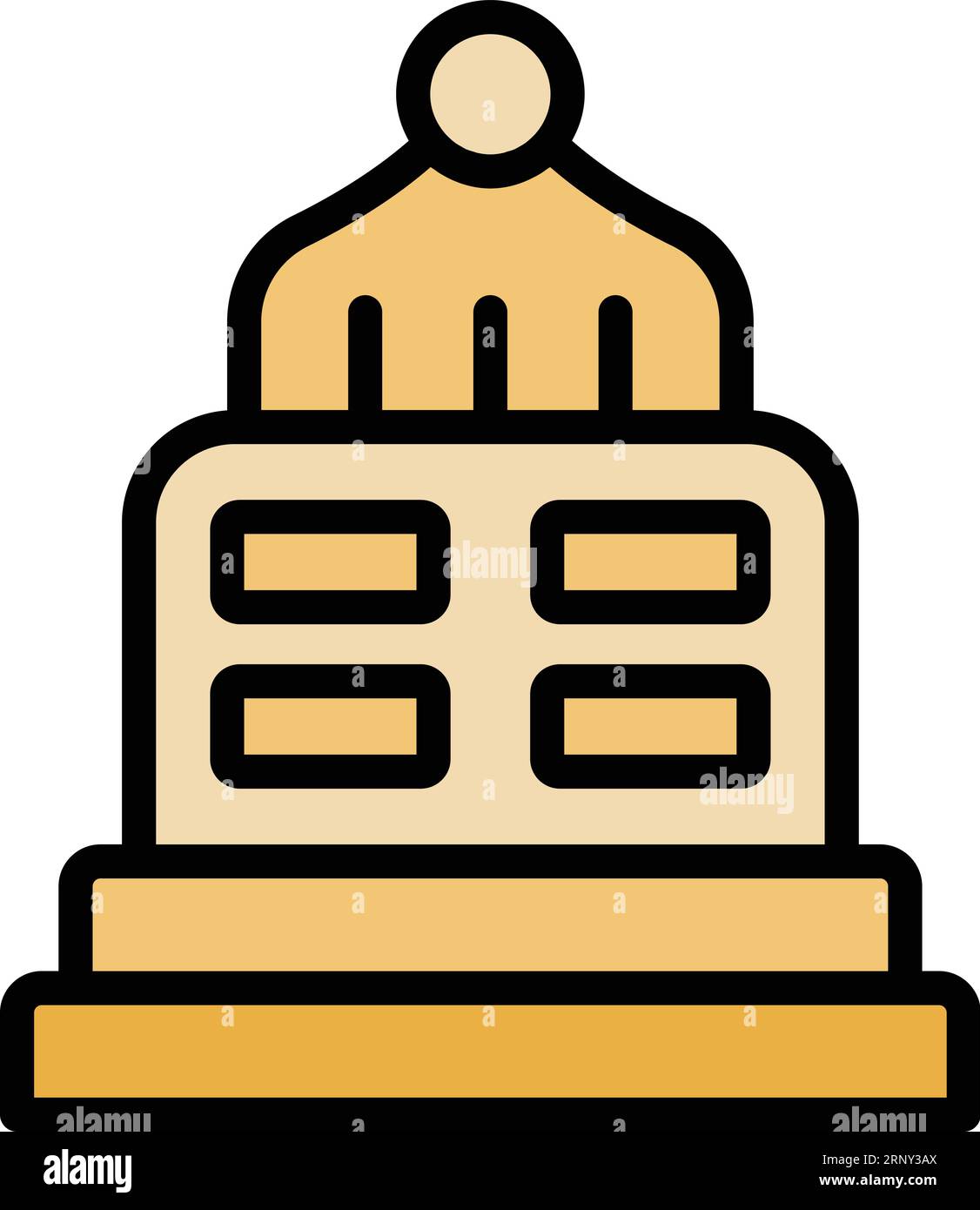 Independence monument cambodia Stock Vector Images - Alamy