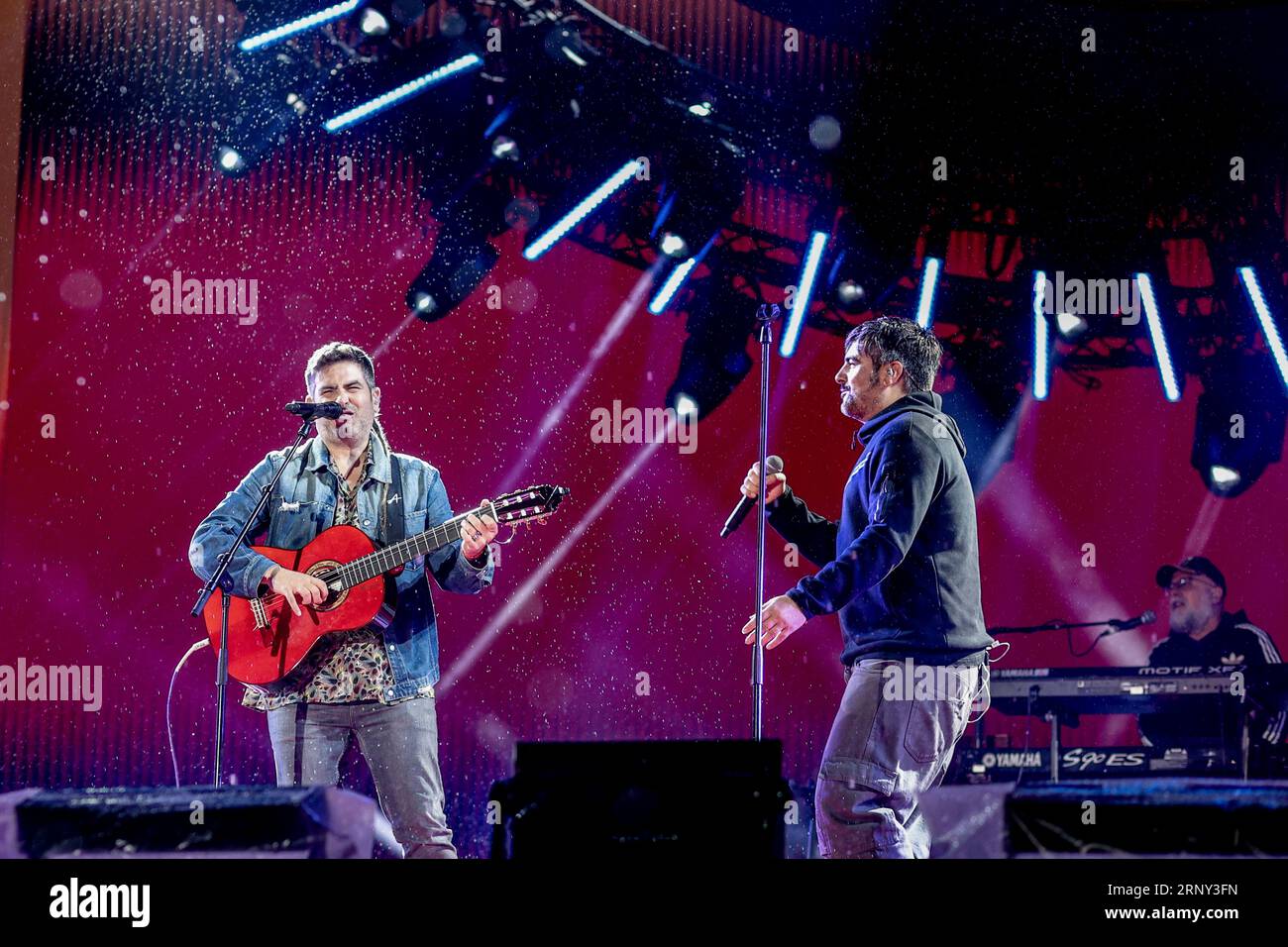 The duo Estopa performs during the Coca Cola Music Experience 2023 ...