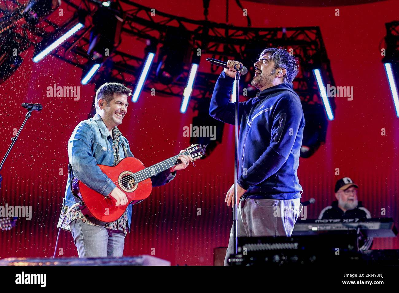 The duo Estopa performs during the Coca Cola Music Experience 2023 ...