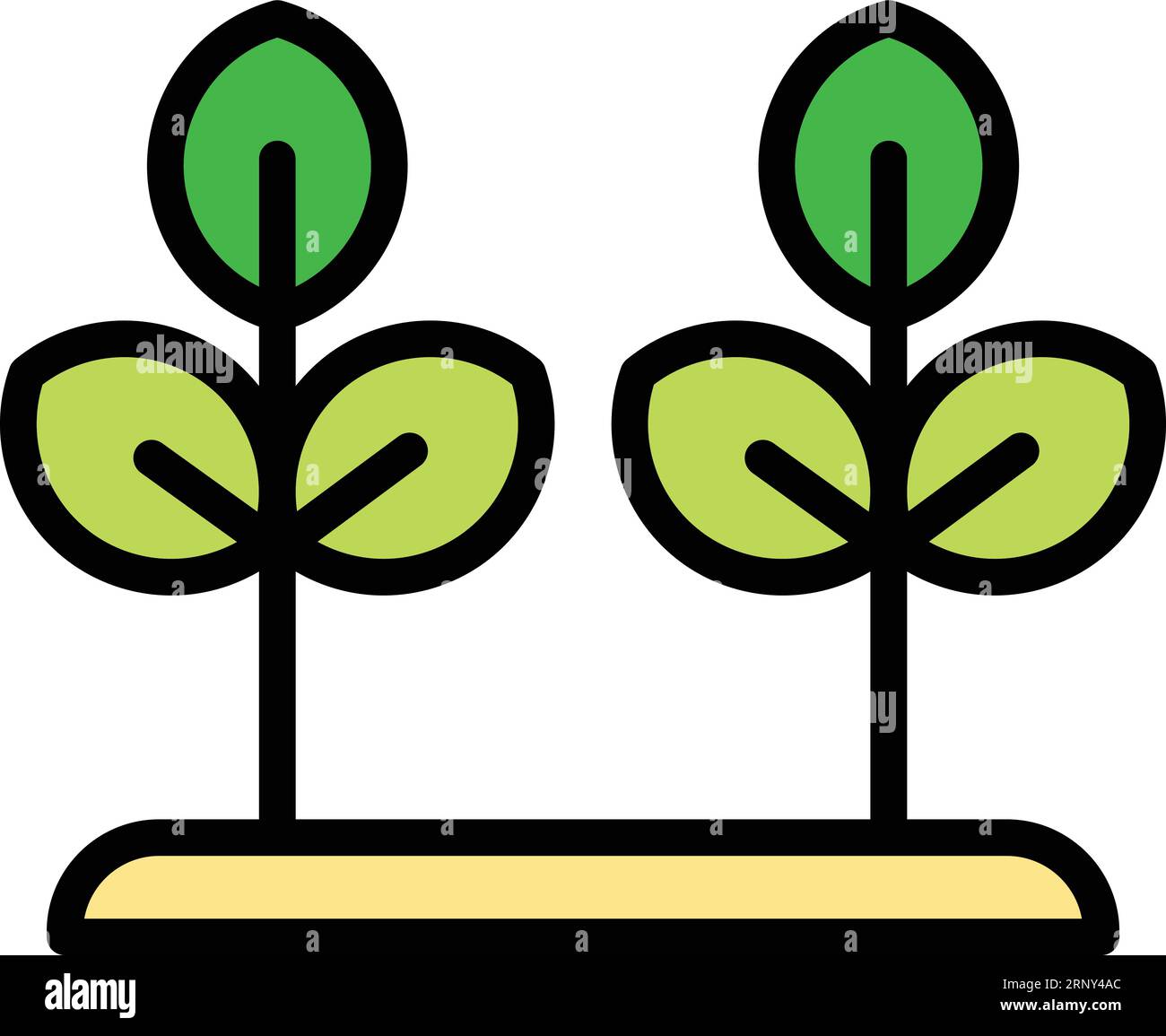 Belarus plant icon outline vector. Map country. Nature border color ...