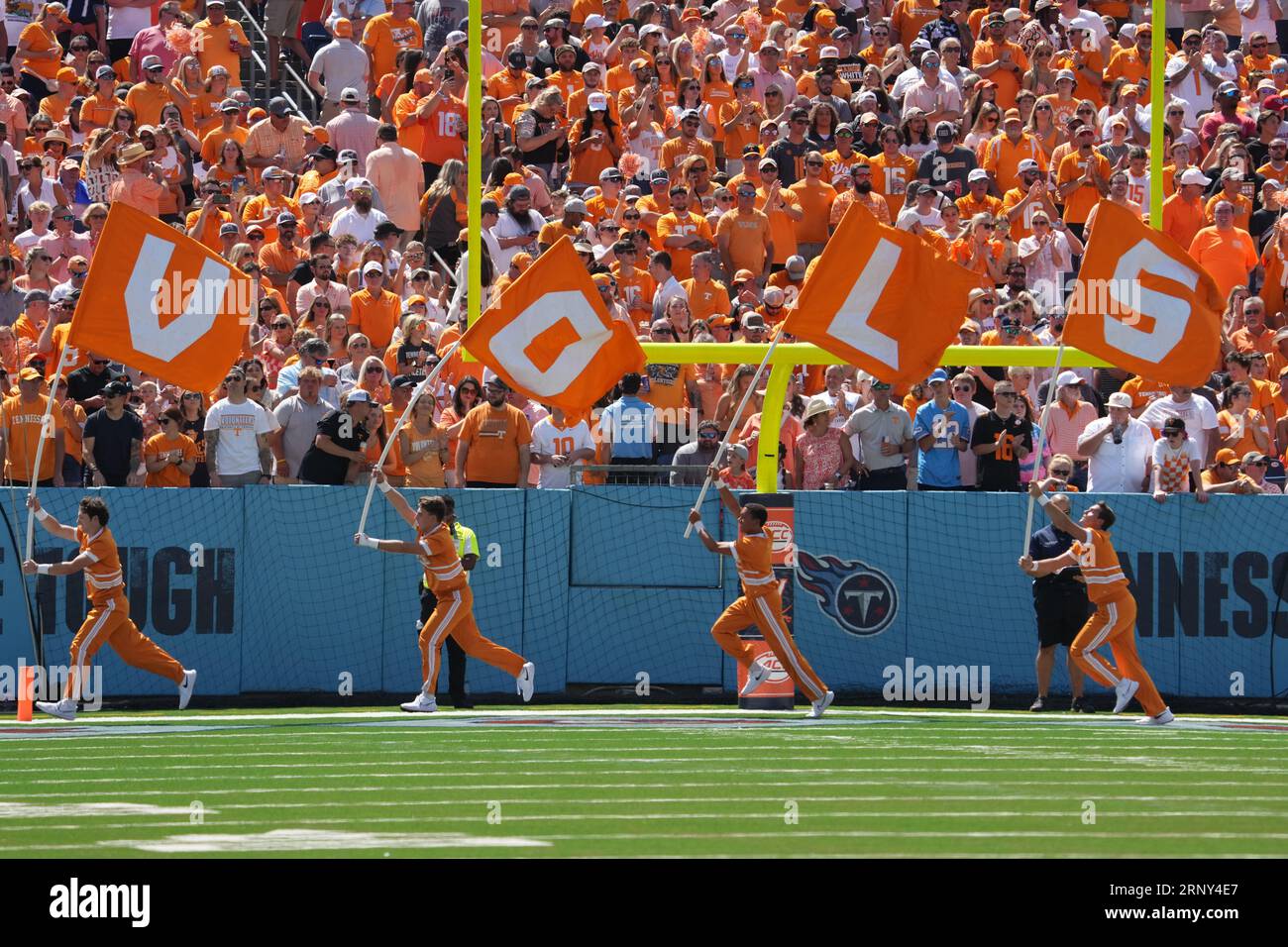 September 2, 2023: Tennessee Volunteers spirit squad after a score ...