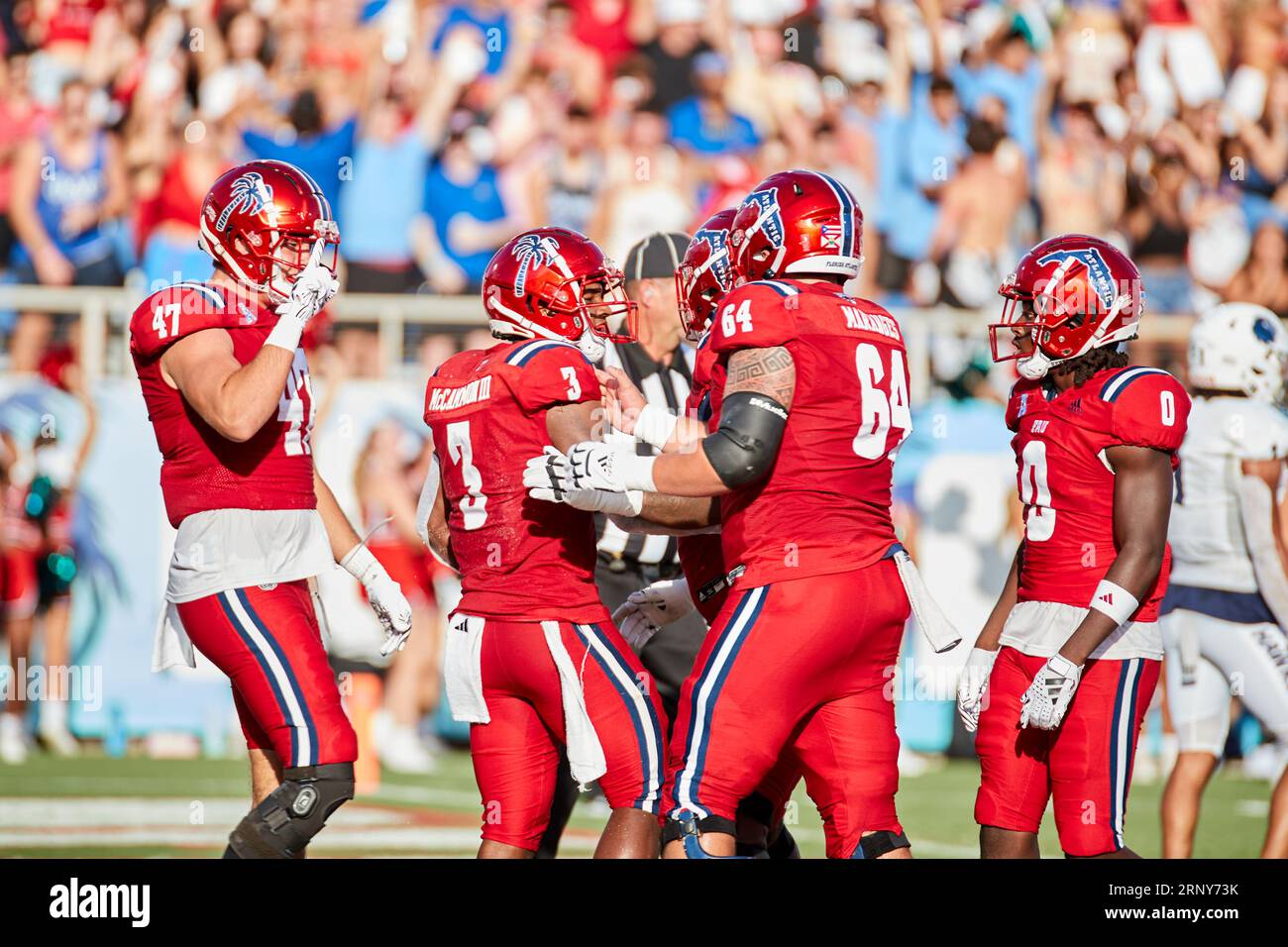 Boca Raton, FL, USA. 2nd September 2023. 47 Carter Boatwright of FAU, 3 ...