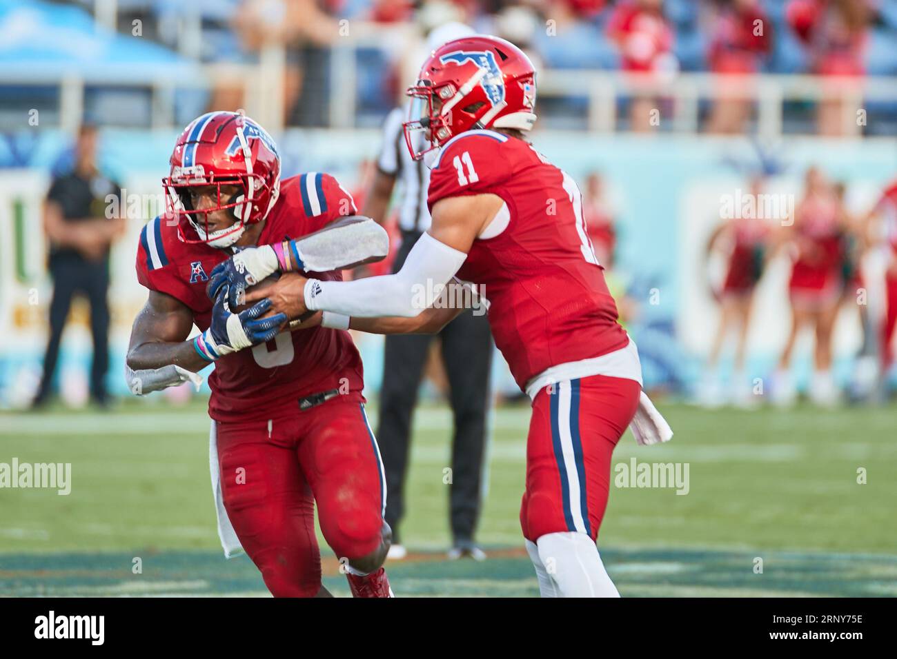 Boca Raton, FL, USA. 2nd September 2023. 11 Casey Thompson QB of FAU ...