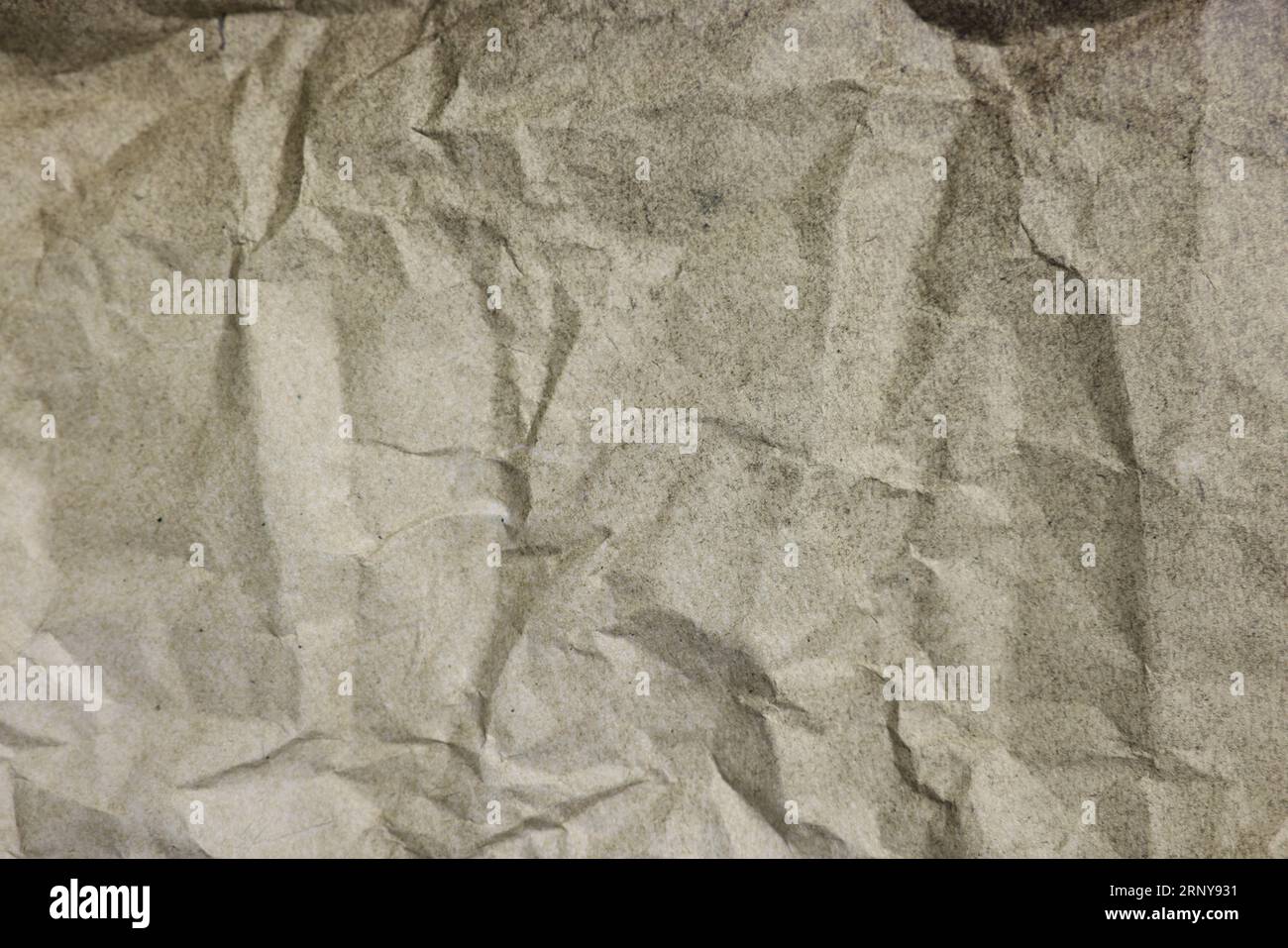 Texture of crumpled parchment paper as background, top view Stock Photo ...