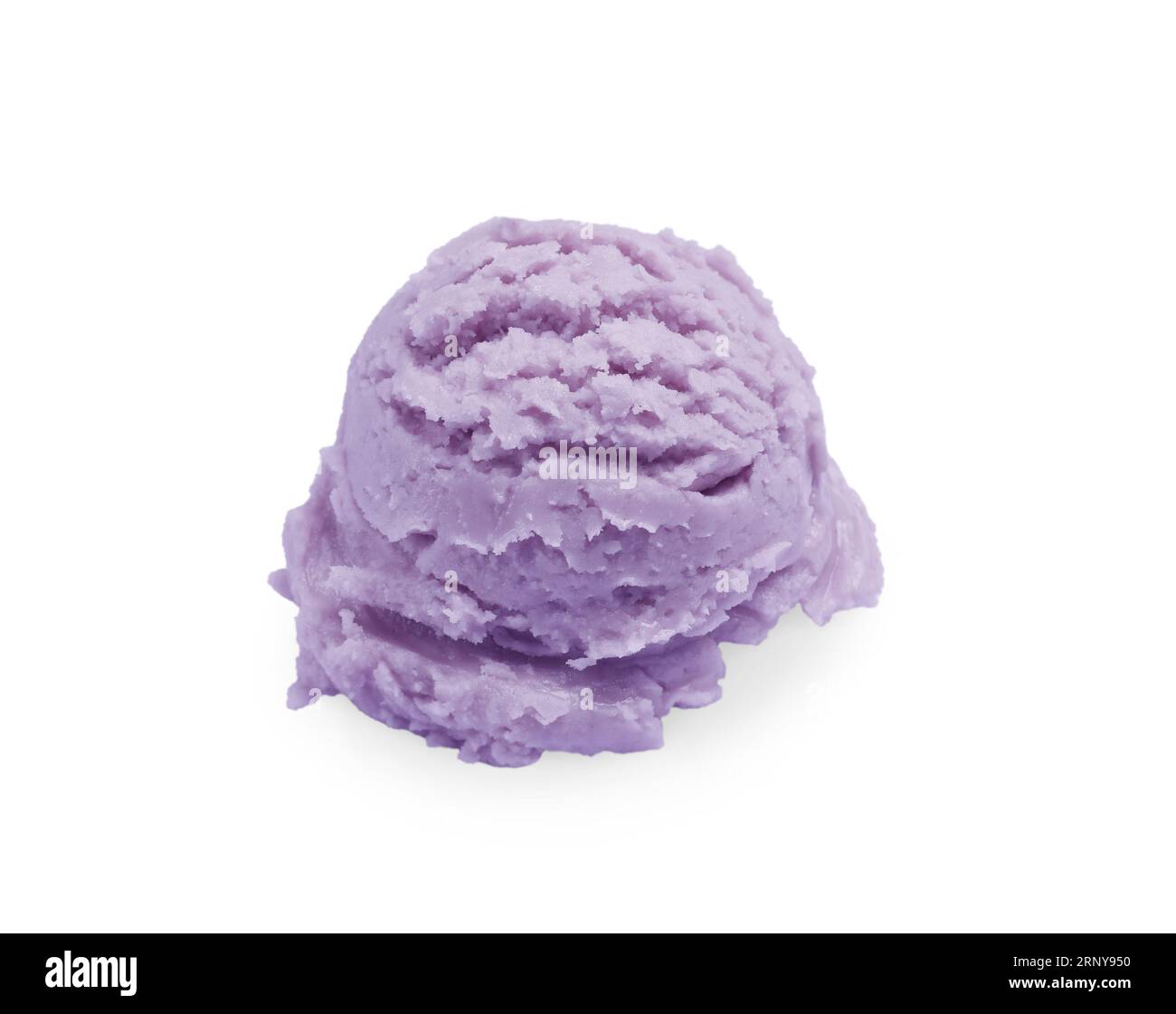 Scoop of tasty ice cream isolated on white Stock Photo - Alamy