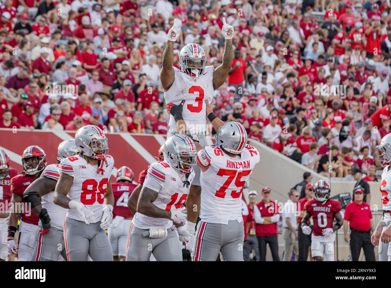 Bloomington, Indiana, USA. 2nd Sep, 2023. Ohio State Buckeyes running ...