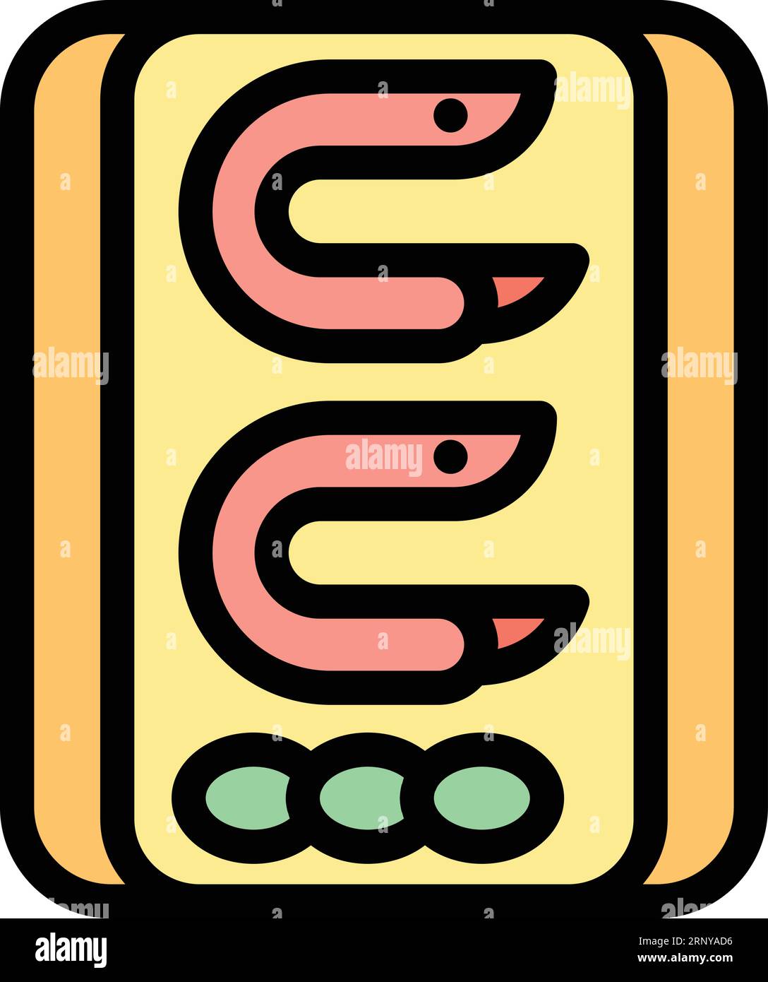 Seafood Pack Icon Outline Vector Zagreb Map City Nature Color Flat