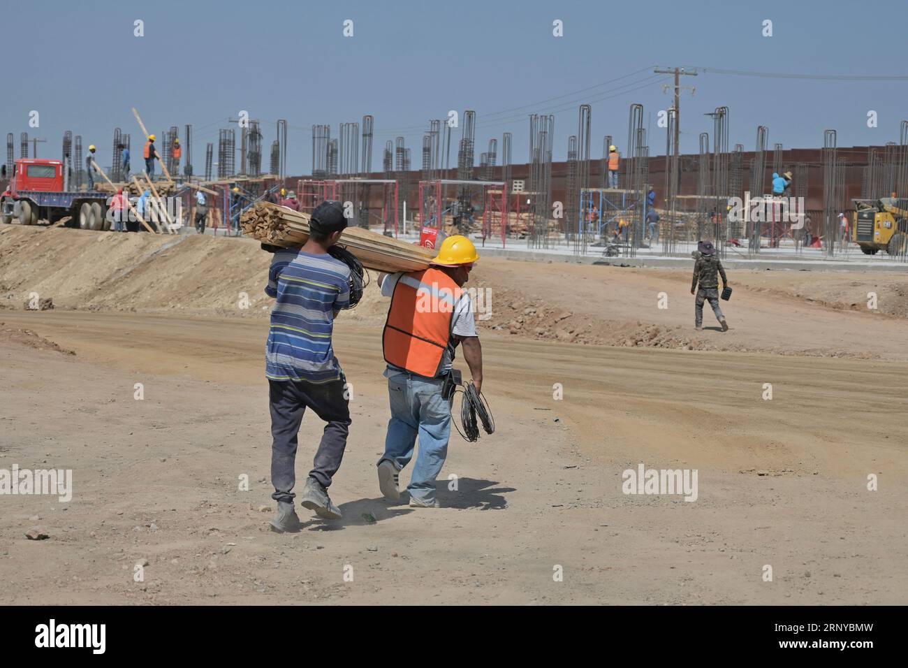 Tijuana, Baja California, Mexico. 1st Sep, 2023. The construction of ...
