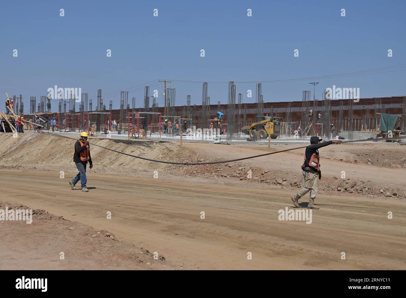 Tijuana, Baja California, Mexico. 1st Sep, 2023. The construction of ...