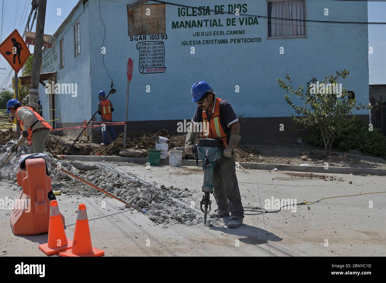 Tijuana, Baja California, Mexico. 1st Sep, 2023. The construction of ...