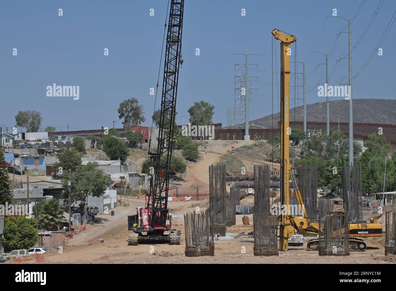 Tijuana, Baja California, Mexico. 1st Sep, 2023. The construction of ...