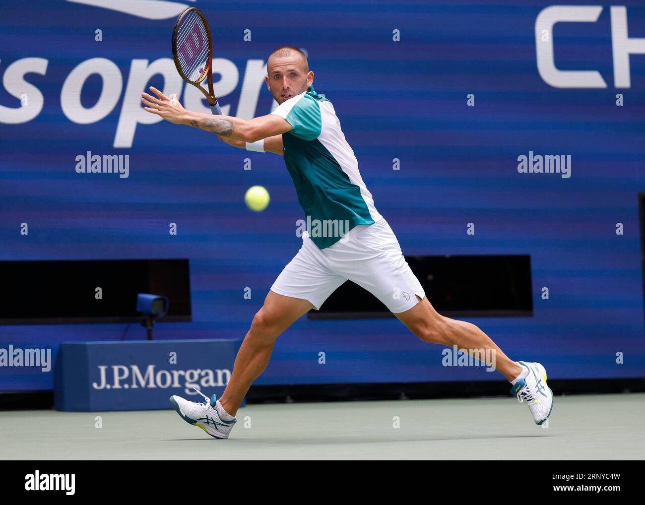 New York, USA, 2nd,September 2023. British tennis player Daniel Daniel ...