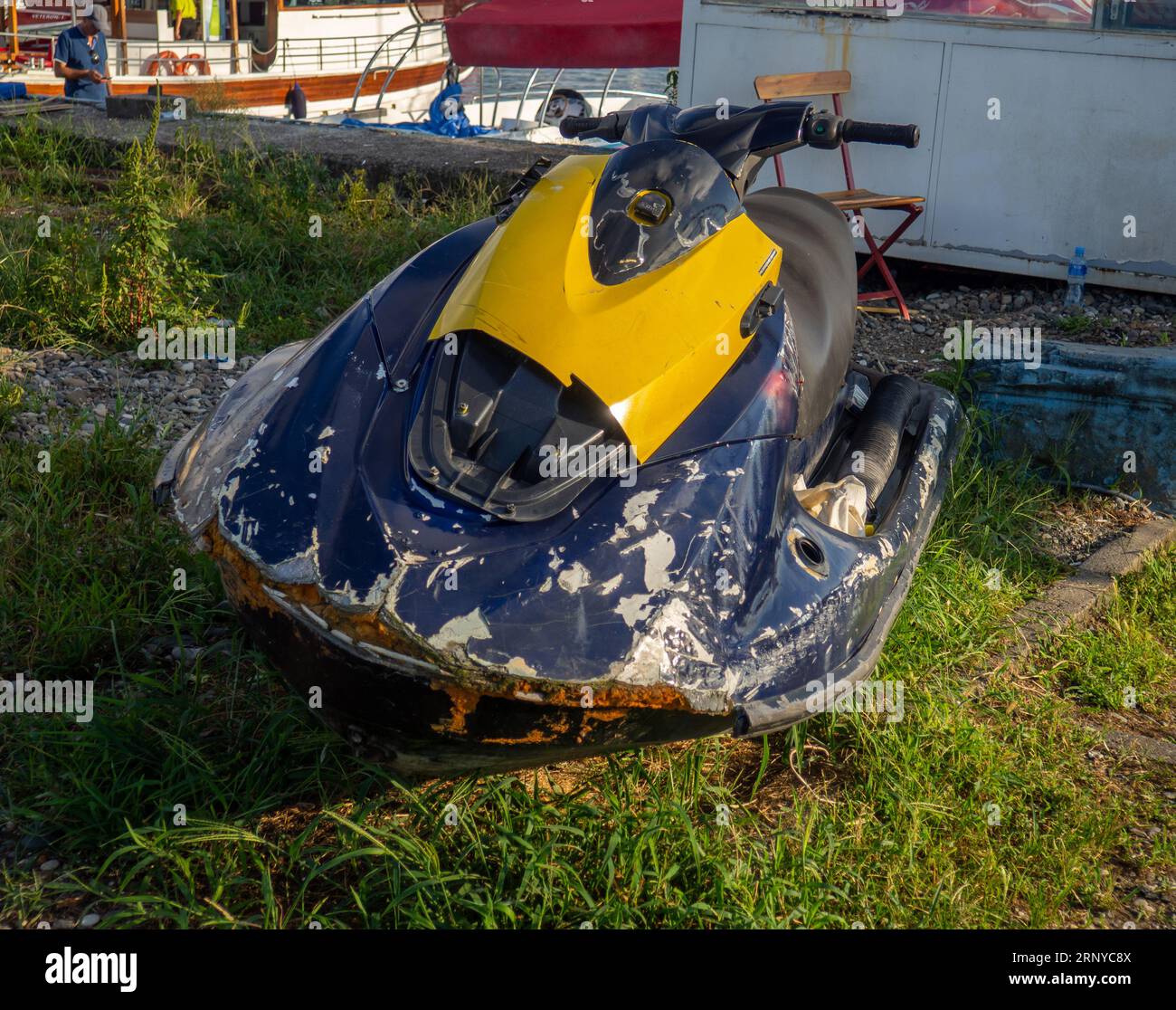 Abandoned jet ski hi-res stock photography and images - Alamy