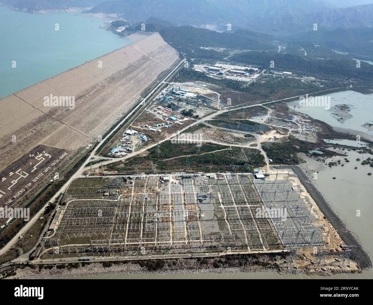 (180310) -- TARBELA (PAKISTAN), March 10, 2018 -- Arial photo taken on ...