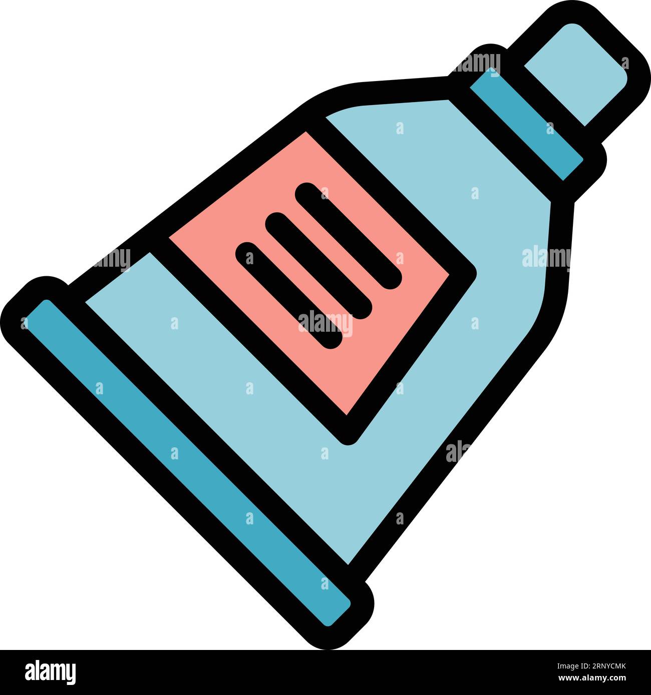 Care toothpaste icon outline vector. Dentist teeth. Magic lips color ...