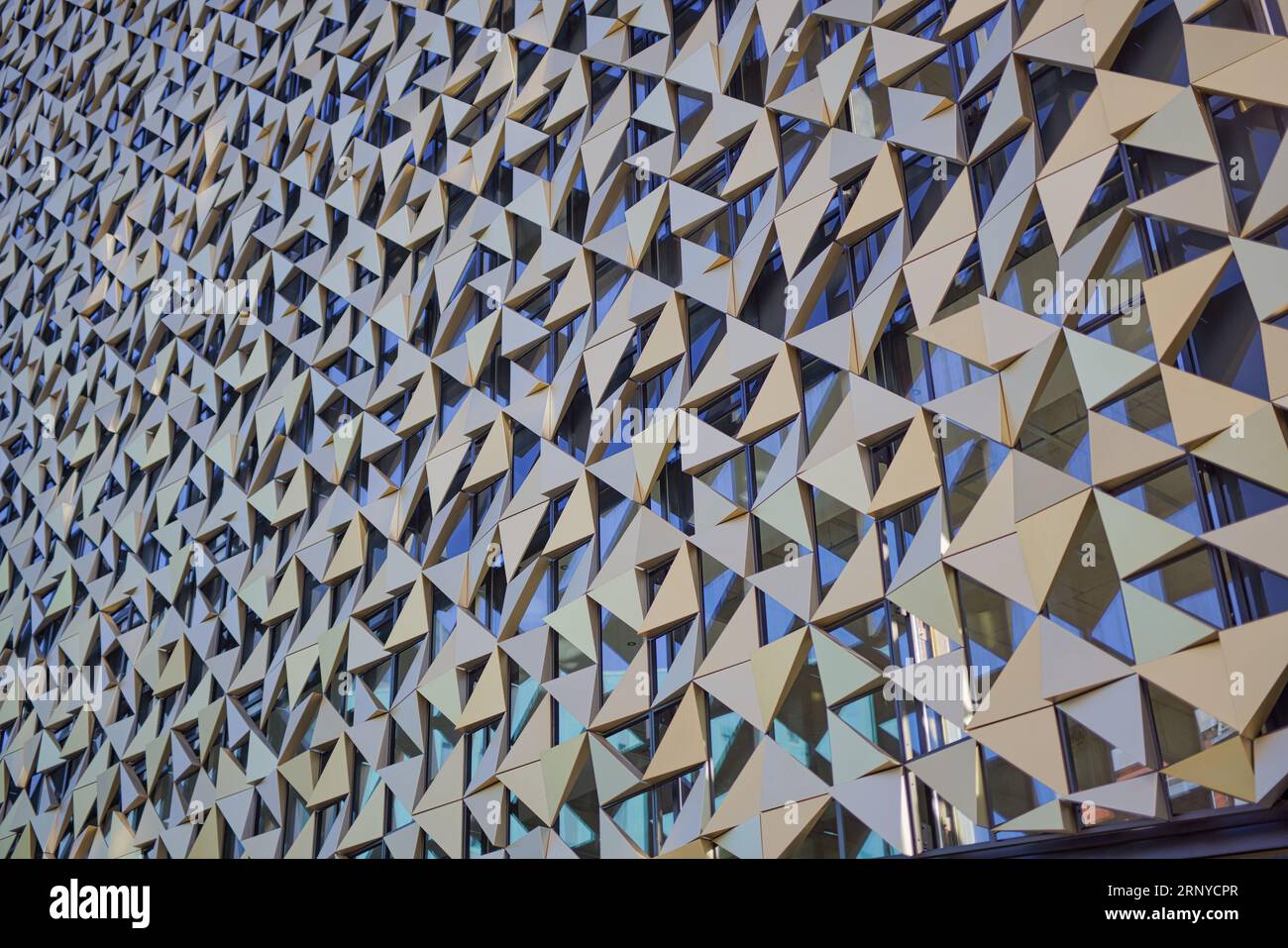 Modern Triangular Architecture in Tirana's City Center Stock Photo - Alamy